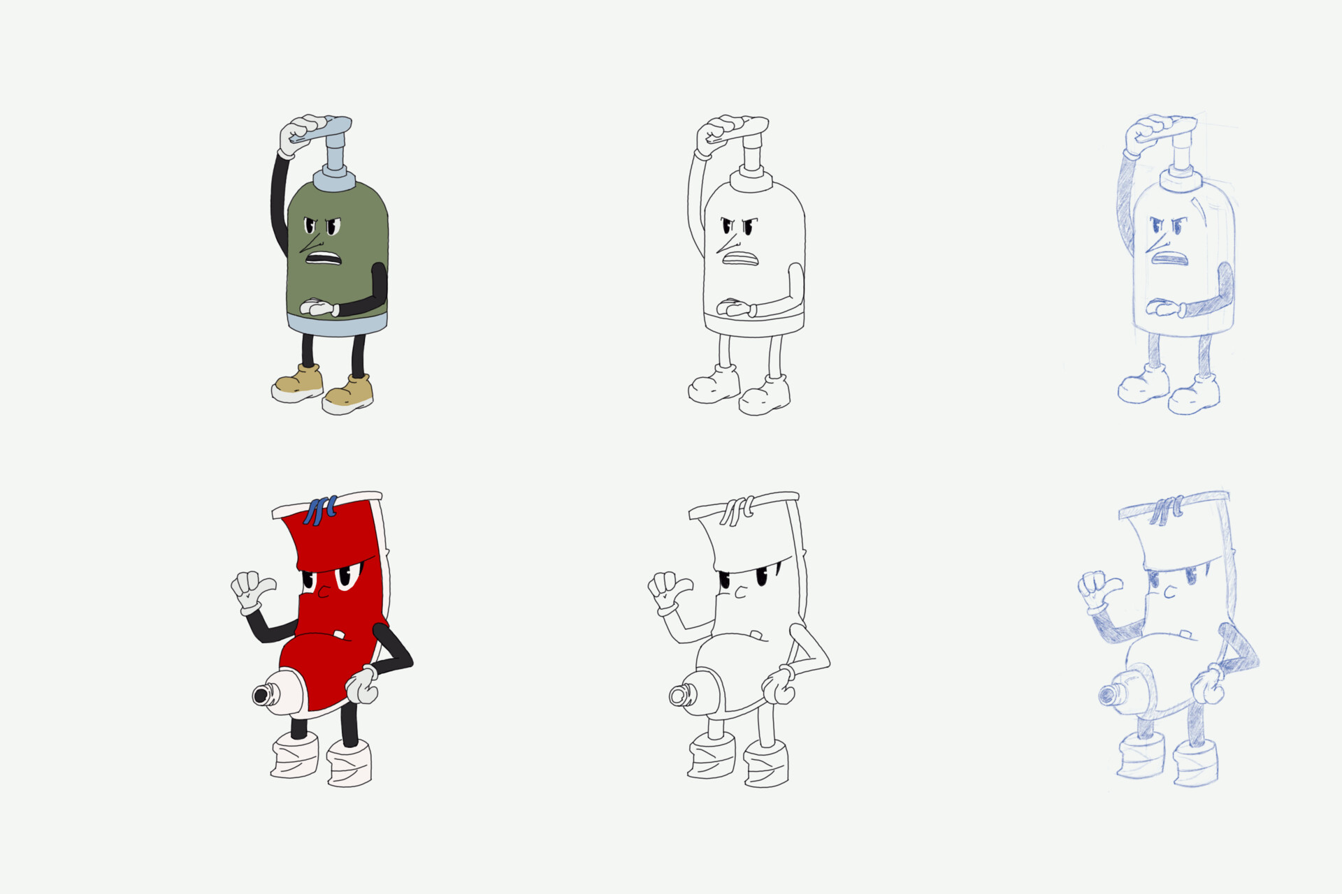 ArtStation - 2D Animation - Rubber Hose Inspired