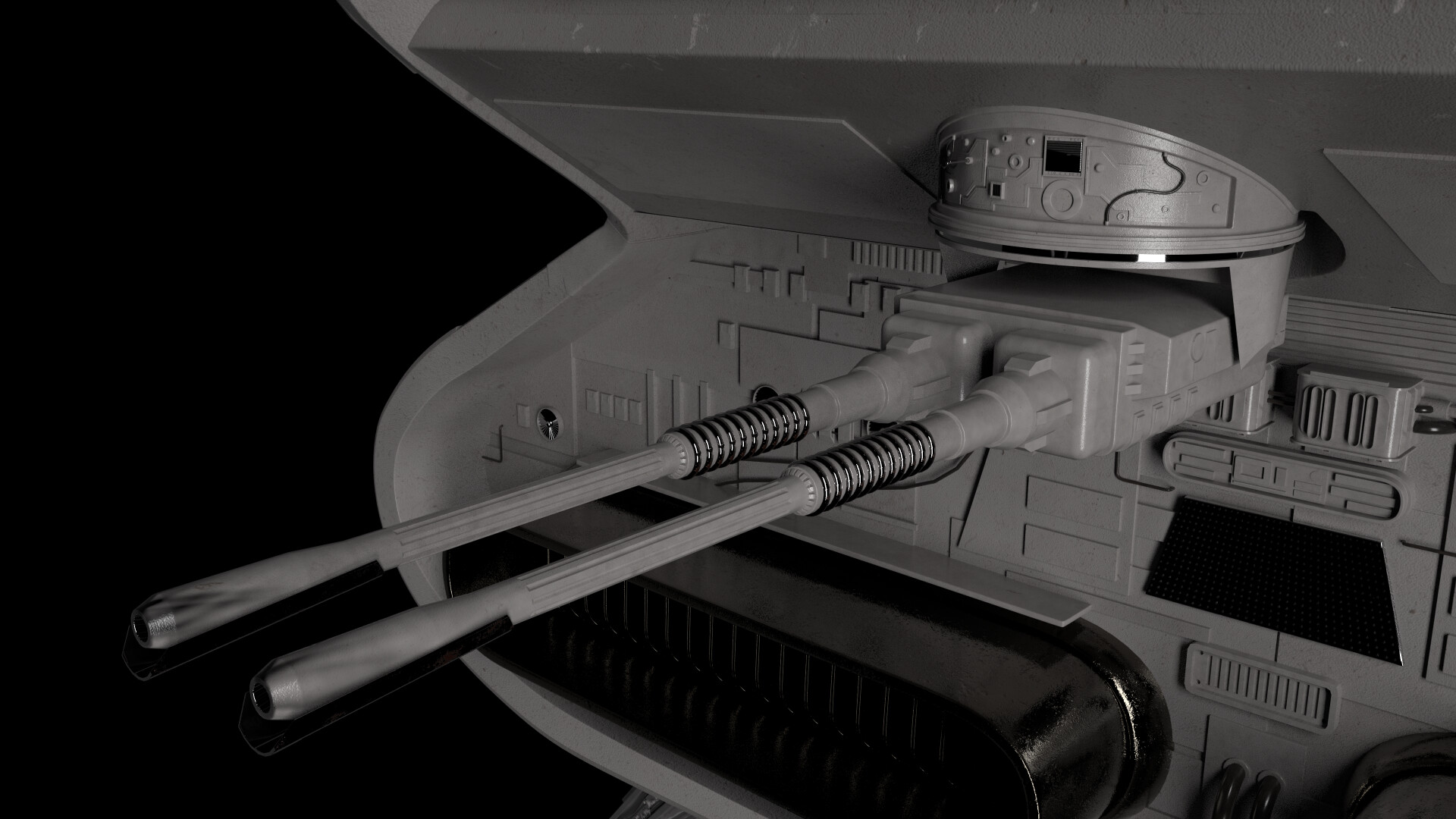 Antoine Danion - Theta-class shuttle - Star Wars Palpatine's spaceship