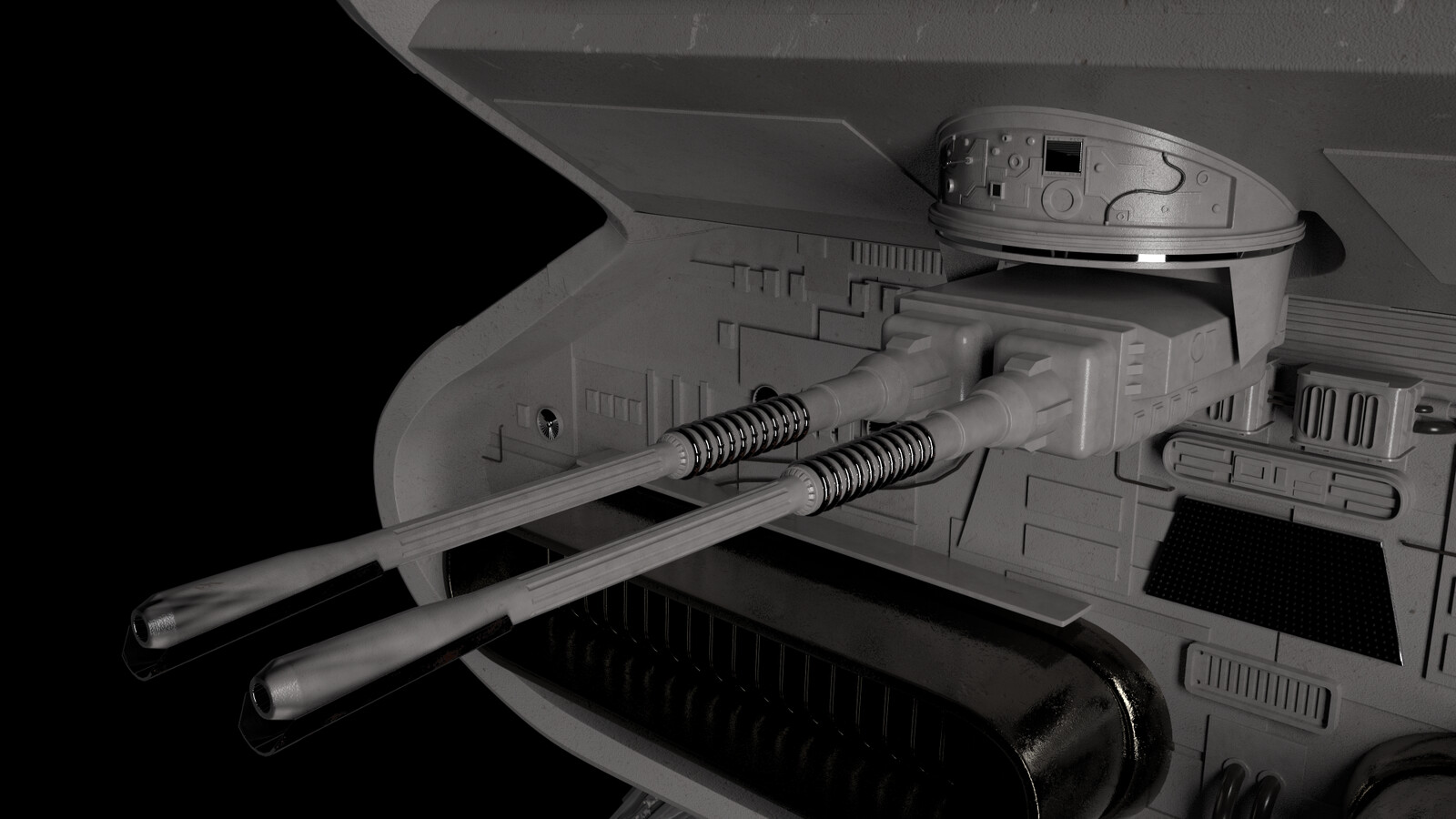 Antoine Danion - Theta-class shuttle - Star Wars Palpatine's spaceship