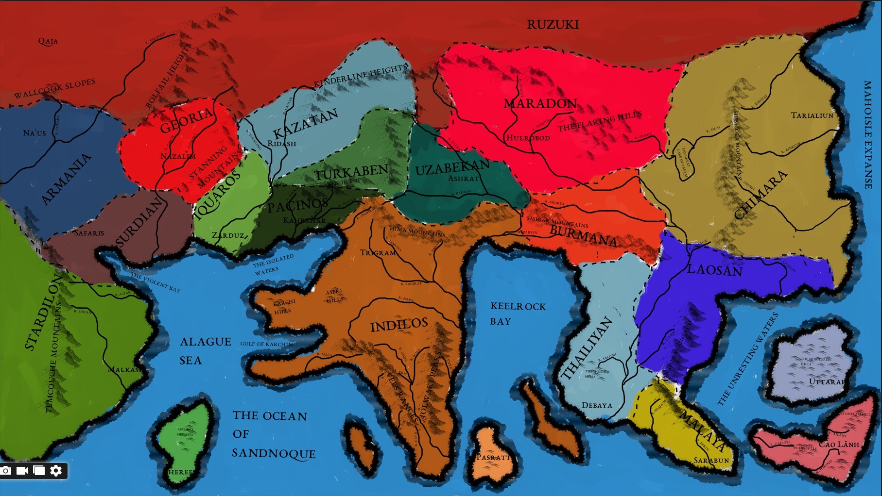 Varun Prabhu - Arsia World Map