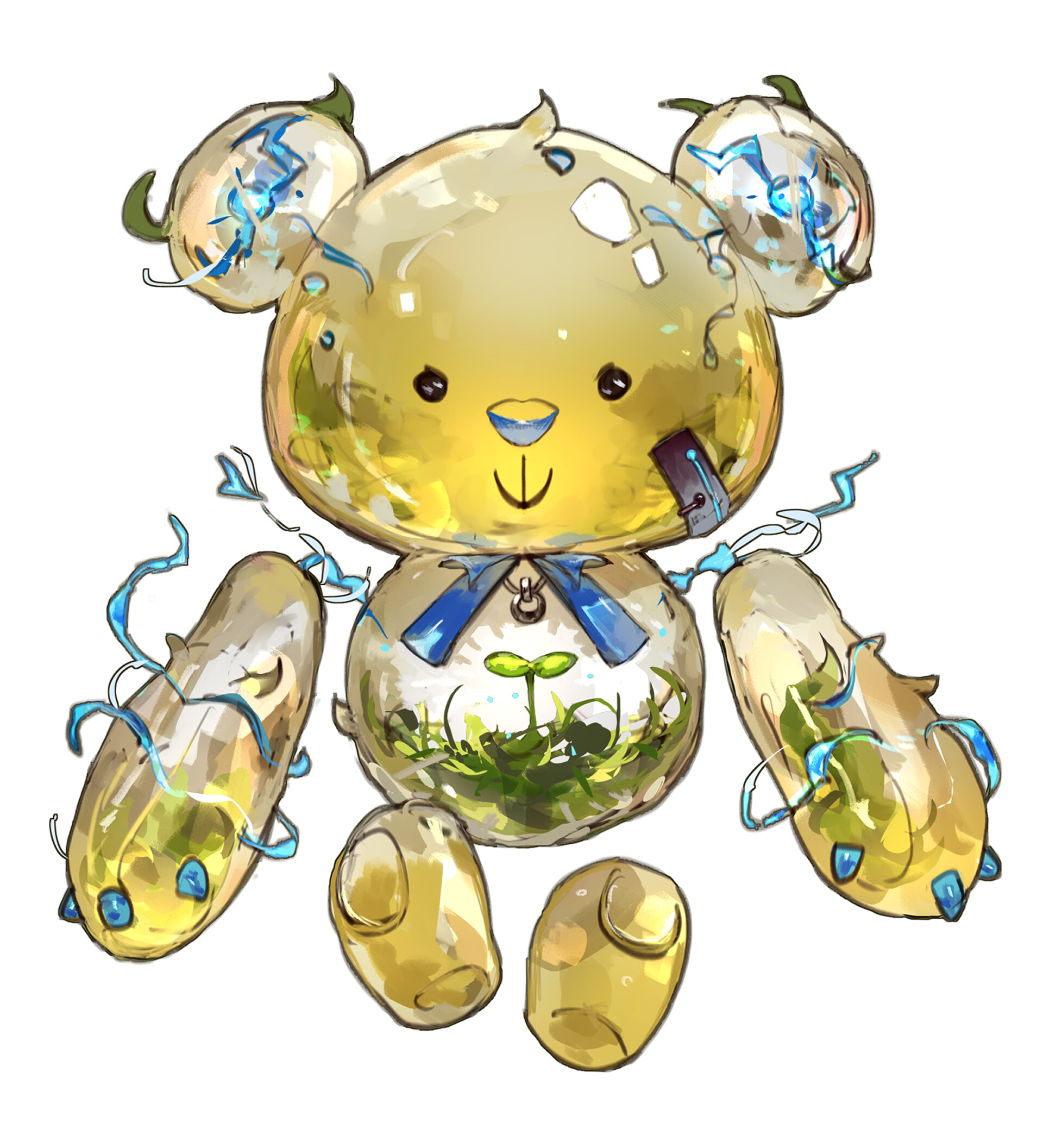 ArtStation - Mascot Character Design (VTuber 天吹零 Amabuki Zero) 2023