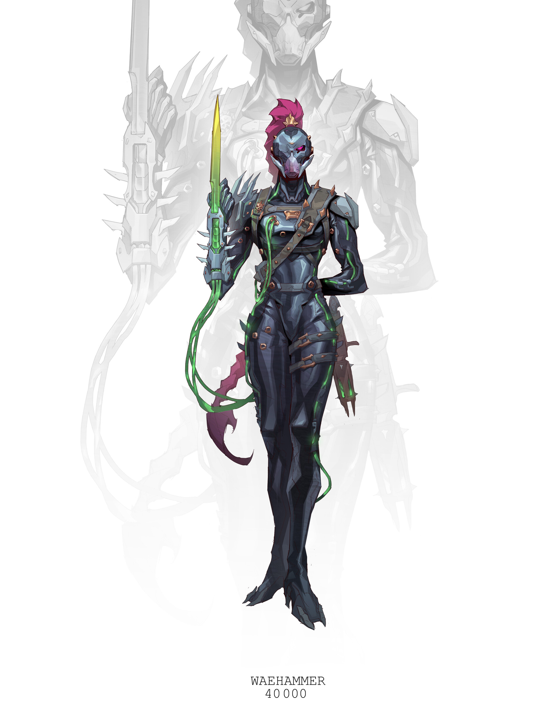 haoyuan li - Warhammer 40,000 fan art