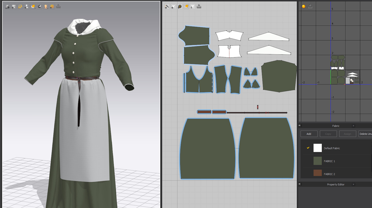 ArtStation - Stina's Aunt Cloth Simulation