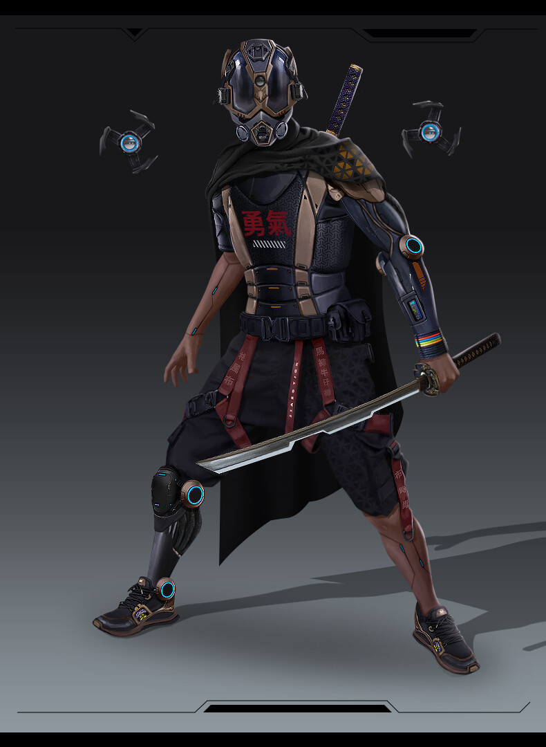 ArtStation - Cyber ninja