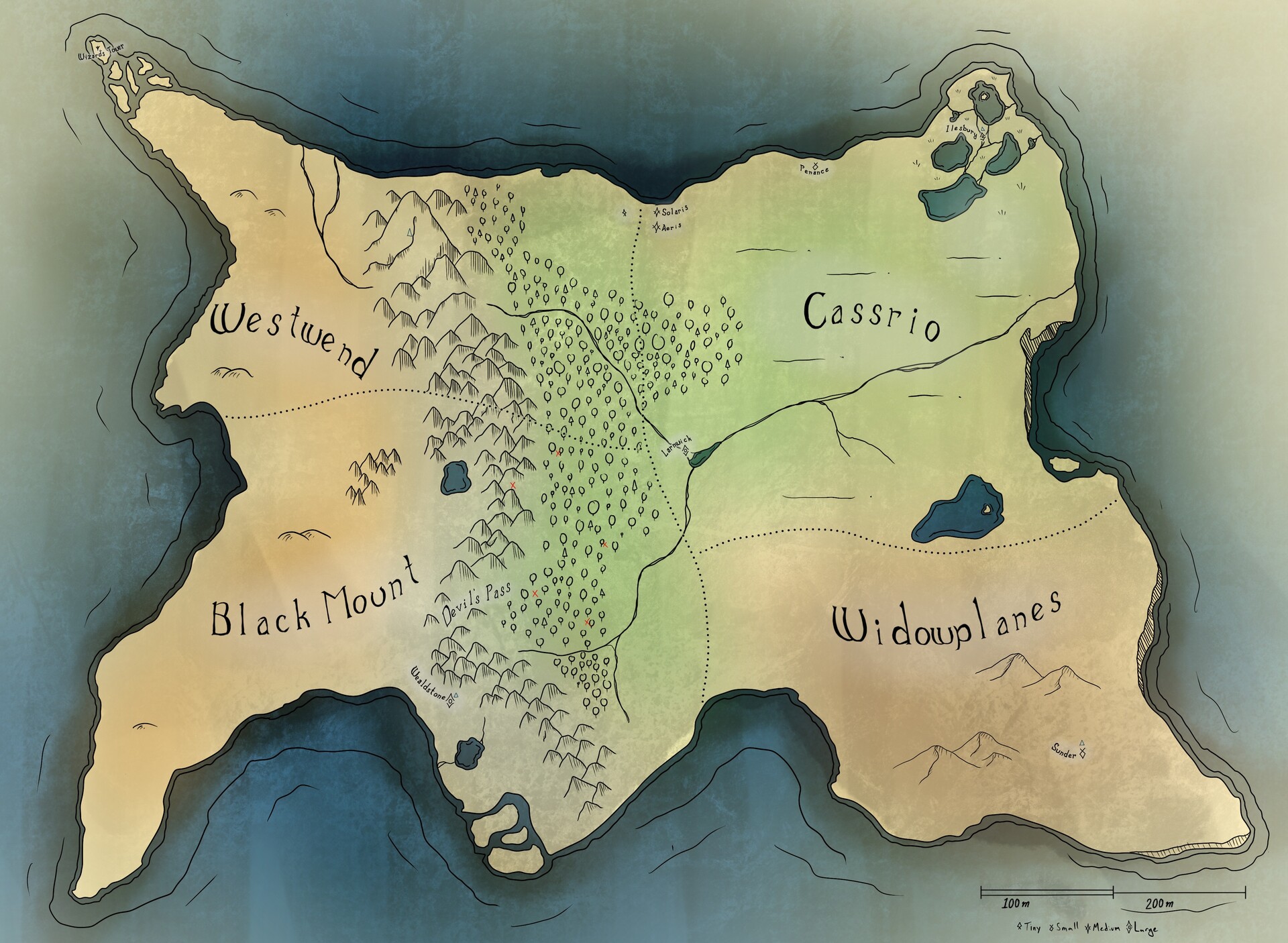 ArtStation - Telandria Map