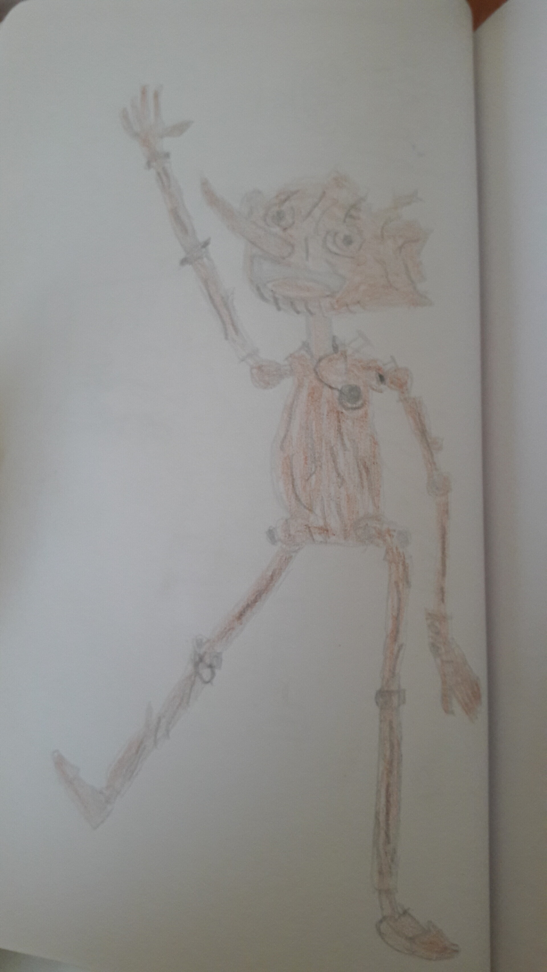 ArtStation - Pinocchio´s Guillermo del Toro Draw Sketch