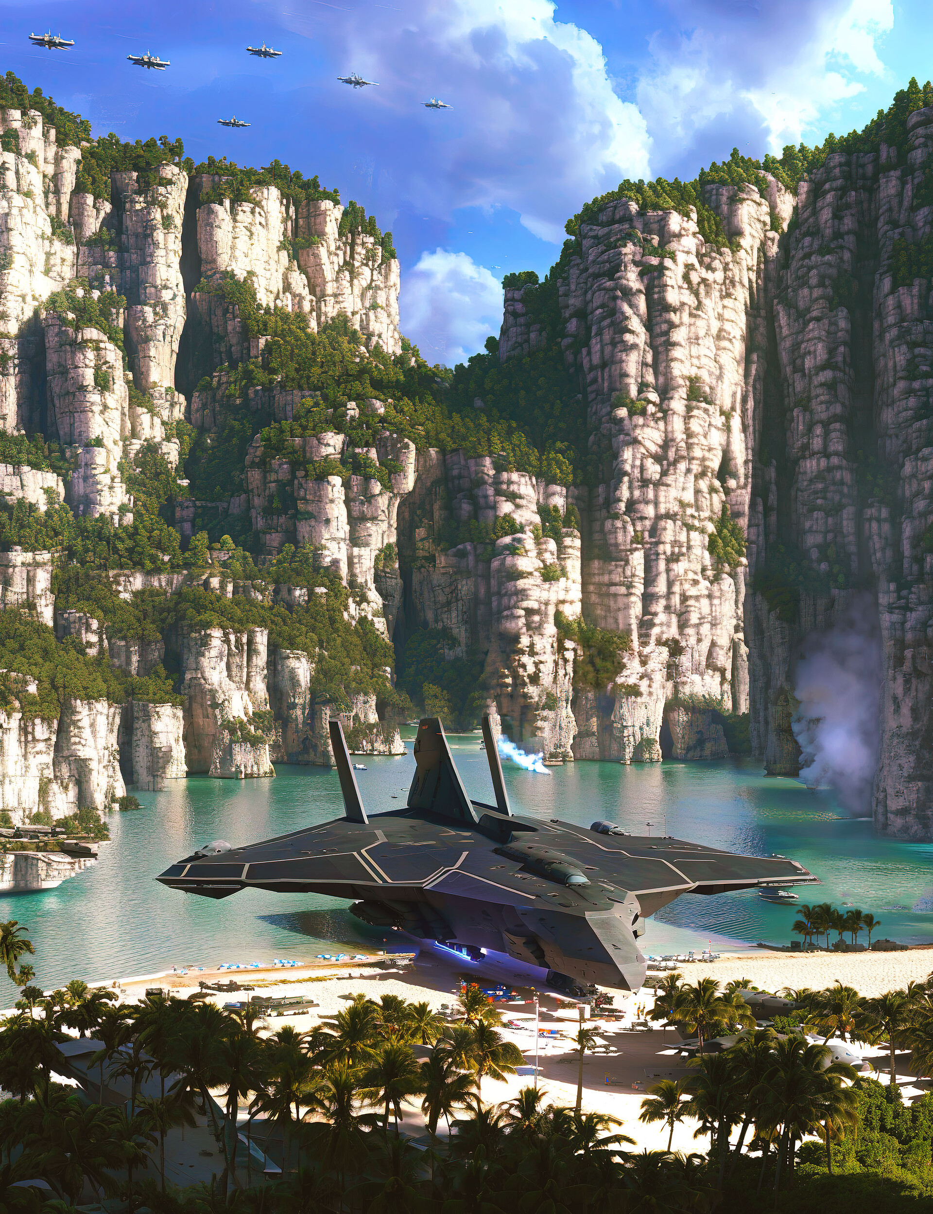 ArtStation - Laying Low at the Resort