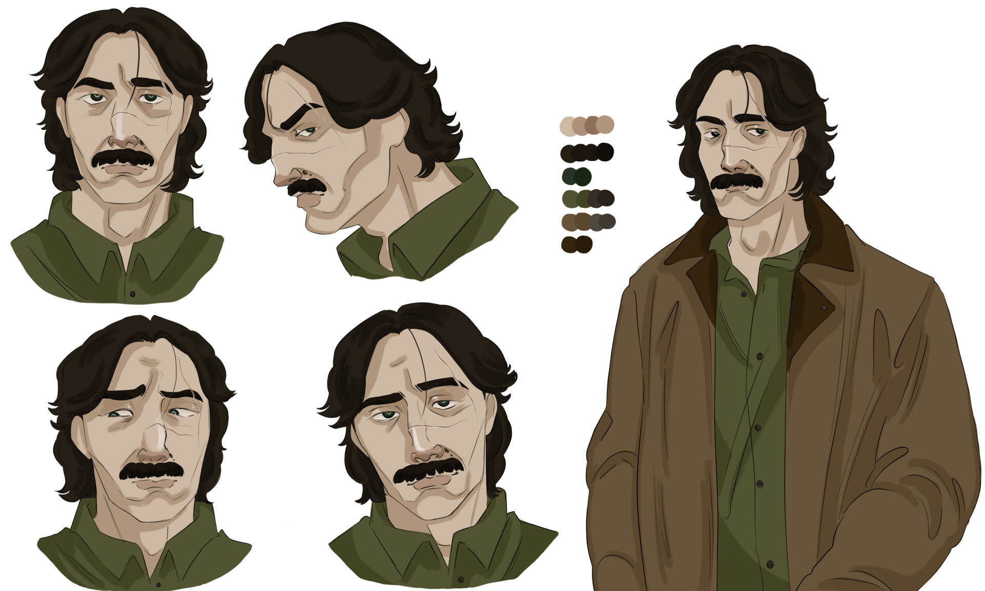 ArtStation - Character design sheets and concept exploration