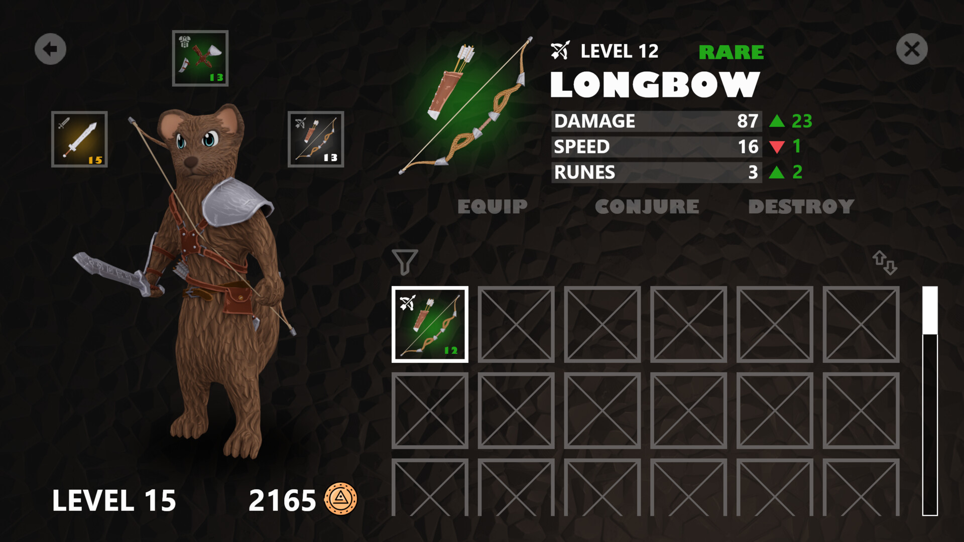 ArtStation - UI Design of a RPG Game Menu