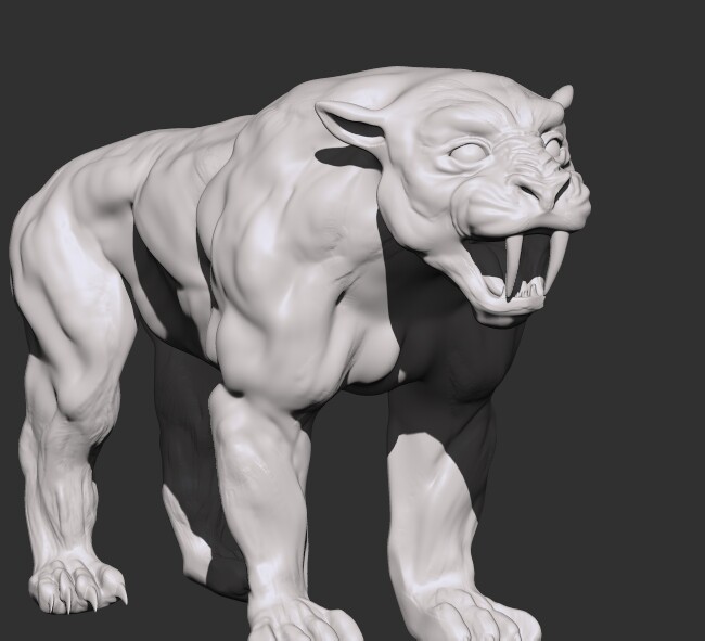 ArtStation - Saber Tooth Tiger