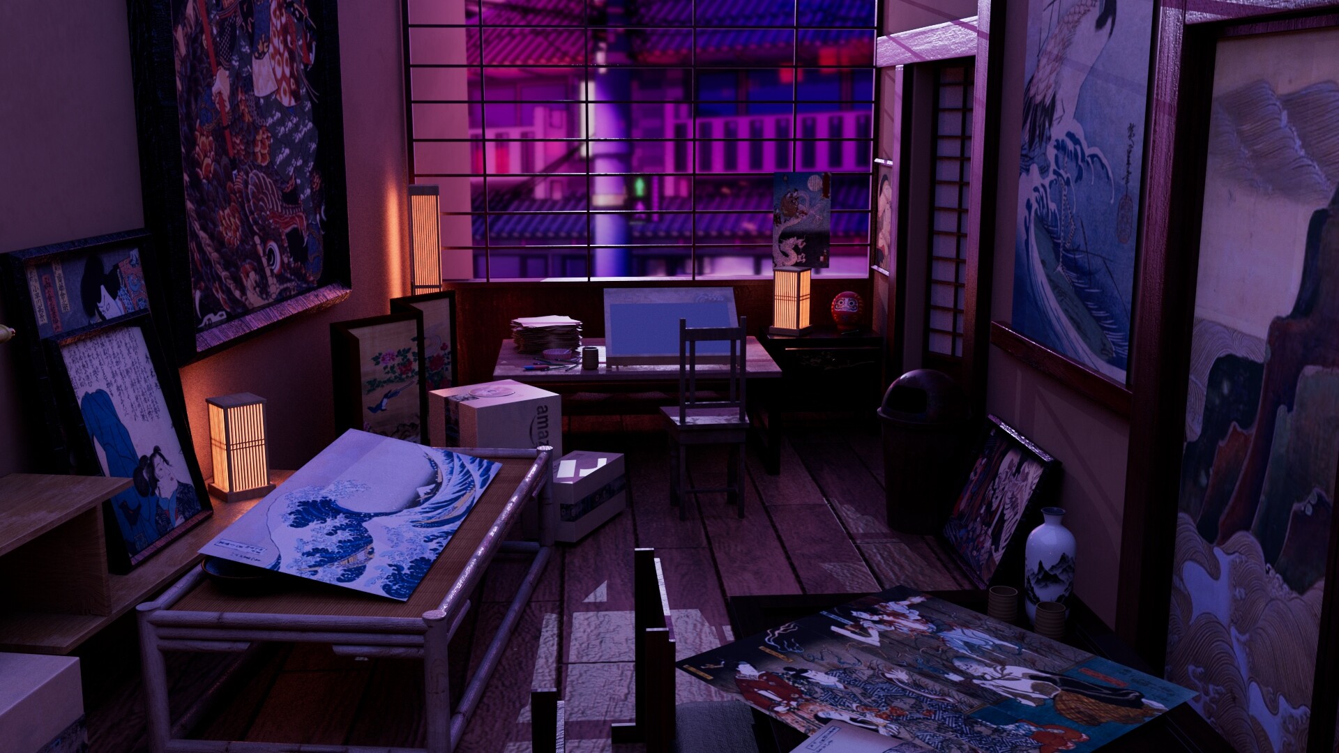 ArtStation - Japanese Room