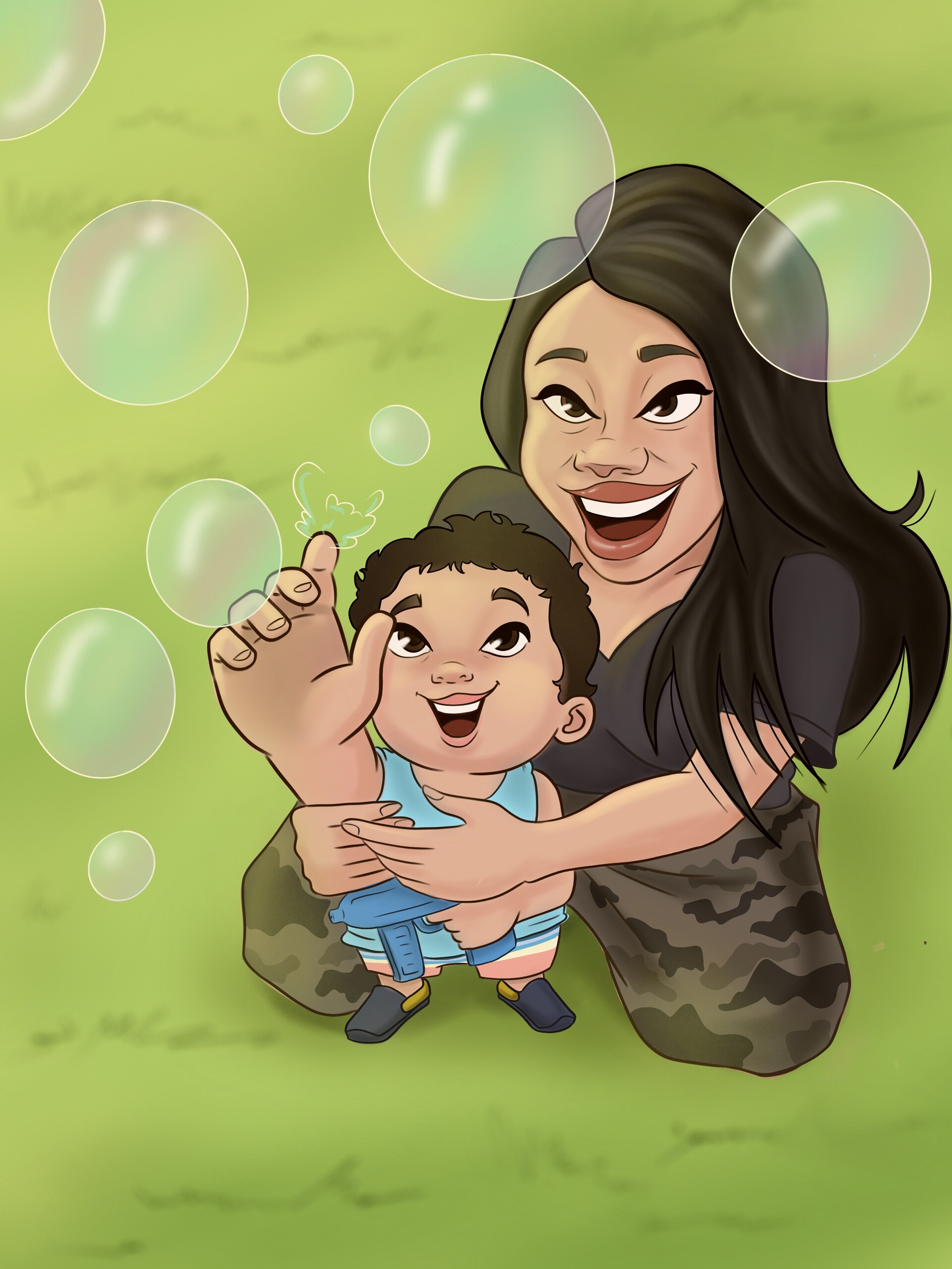 ArtStation - Mom and Son