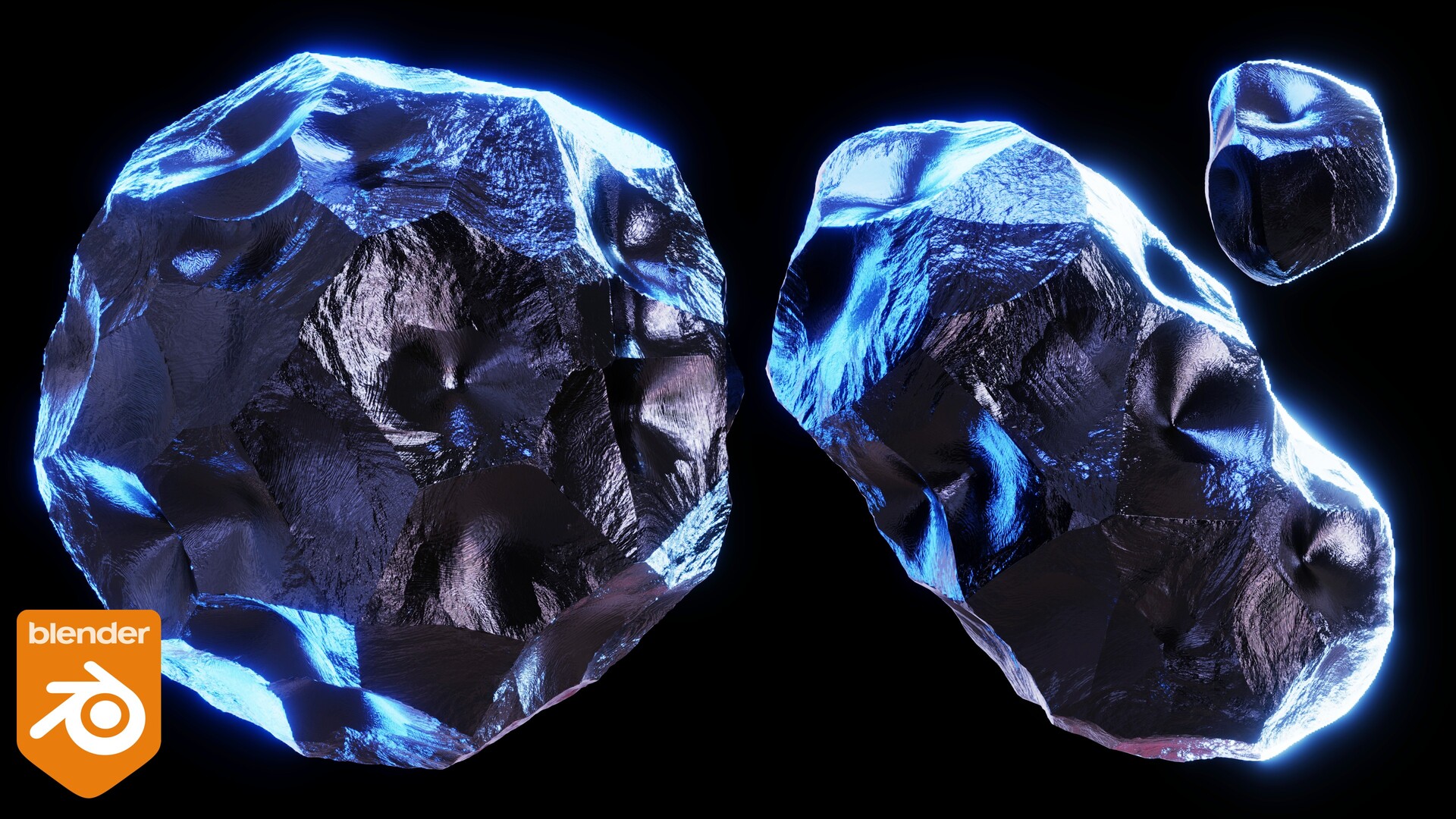 Ryan King - Procedural Obsidian Material (Blender Tutorial)