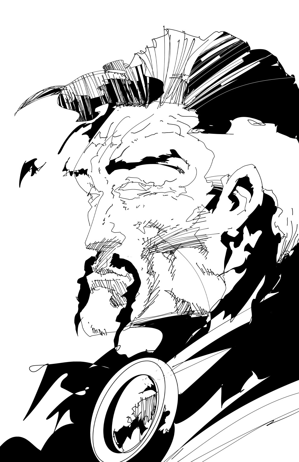 ArtStation - Dr Strange created in clip studio