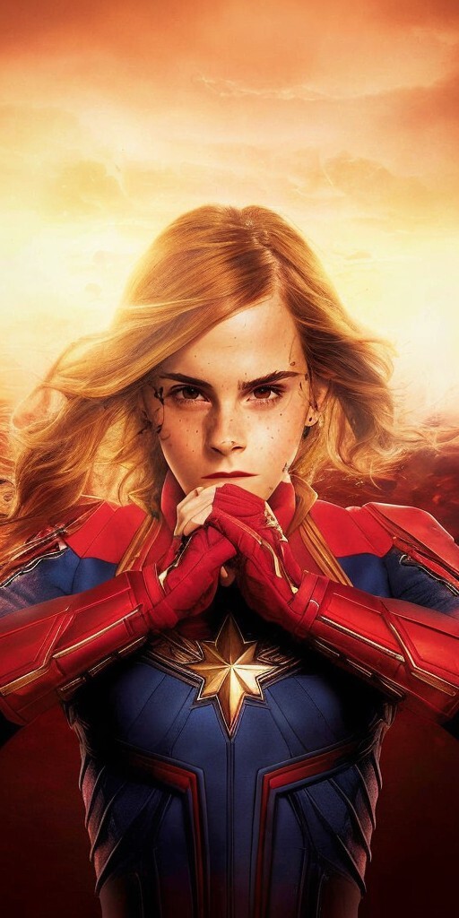 ArtStation - Emma Watson As Captain Marvel