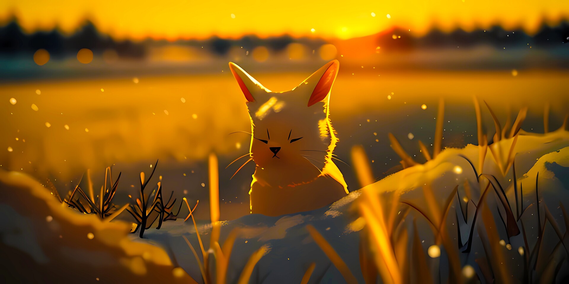 ArtStation - Cute animal wallpaper in the field with High Resolution (4K+)