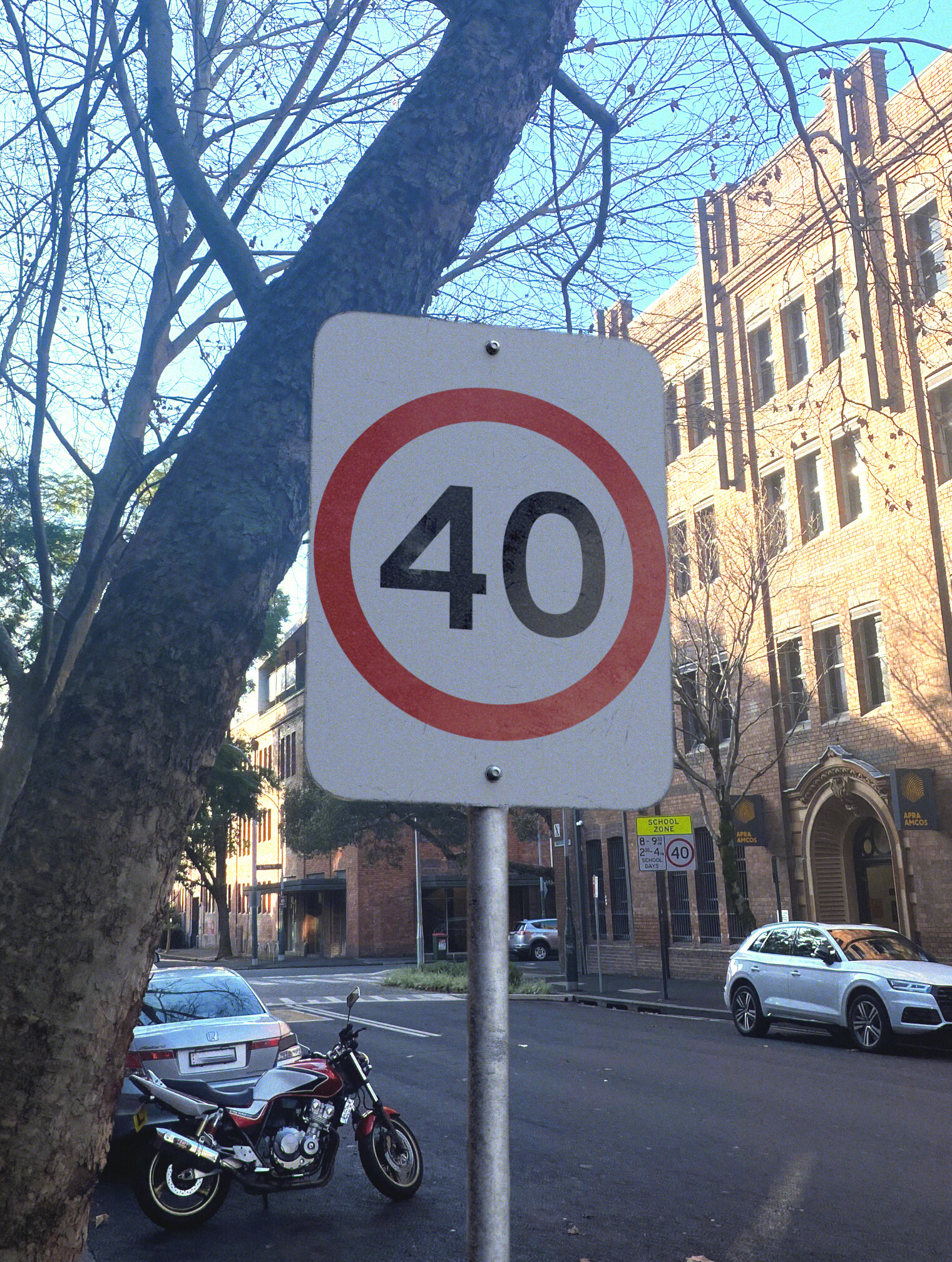 ArtStation - Modelling/Texture practice - 40 zone speed sign