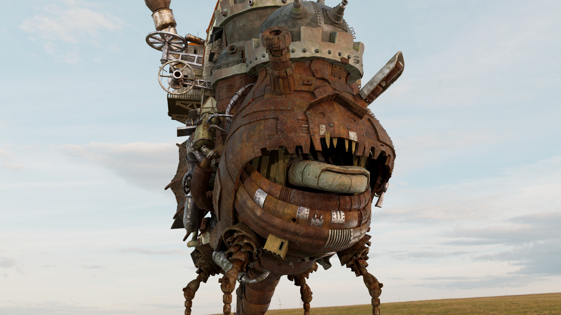 ArtStation - Howl’s Moving Castle 3D