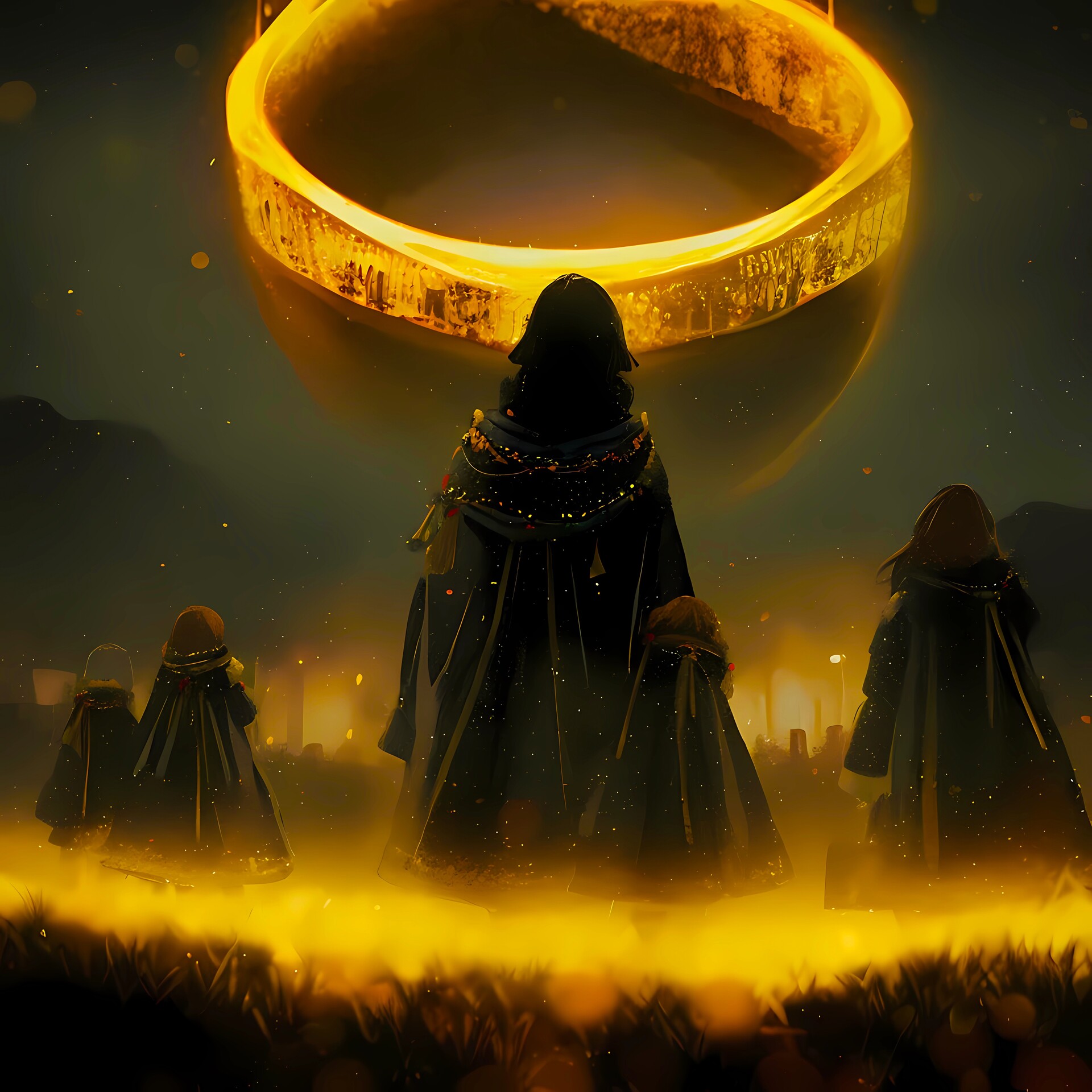 ArtStation - Magic ring themed fantasy world wallpaper with High ...