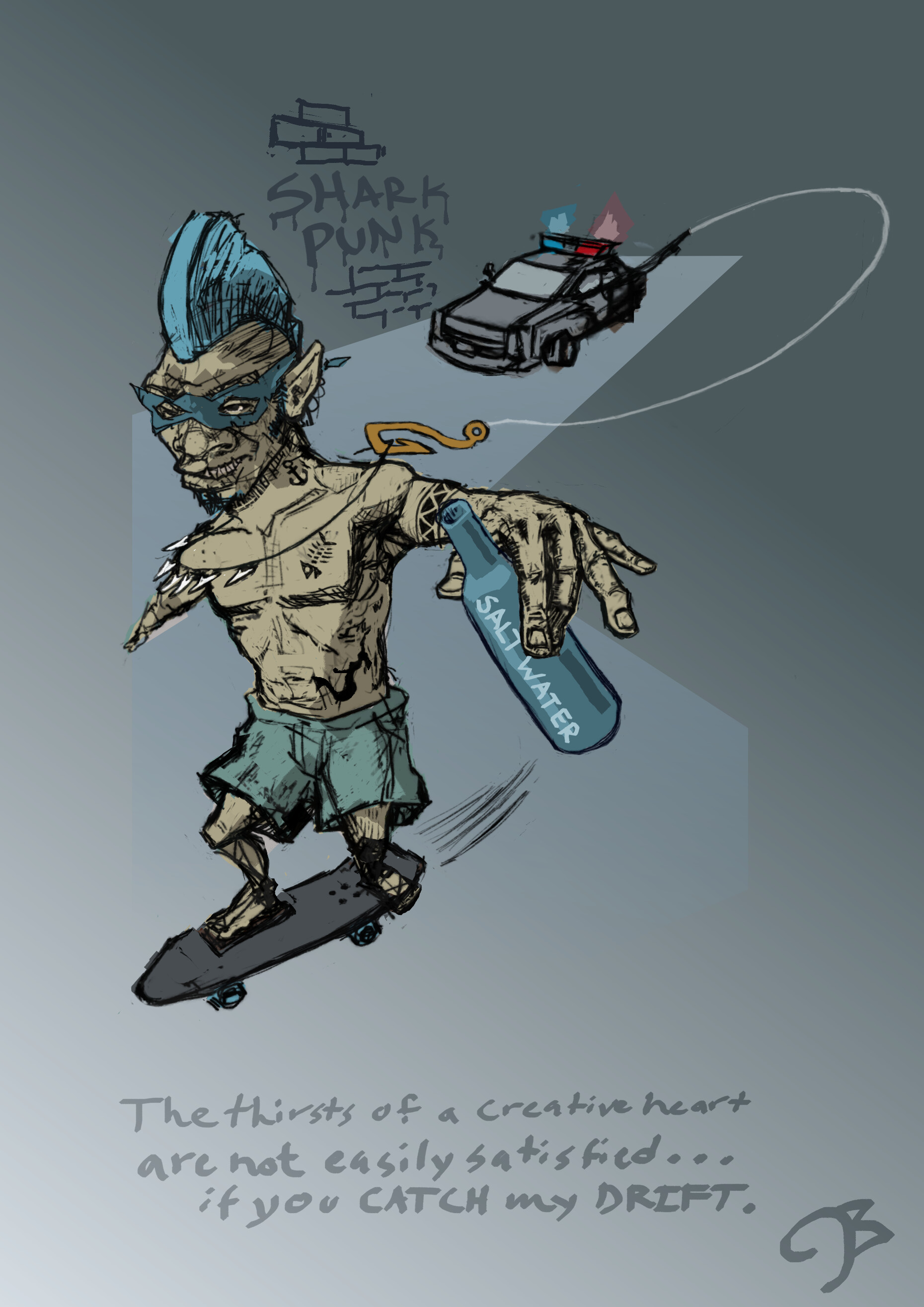 ArtStation - Shark Punk