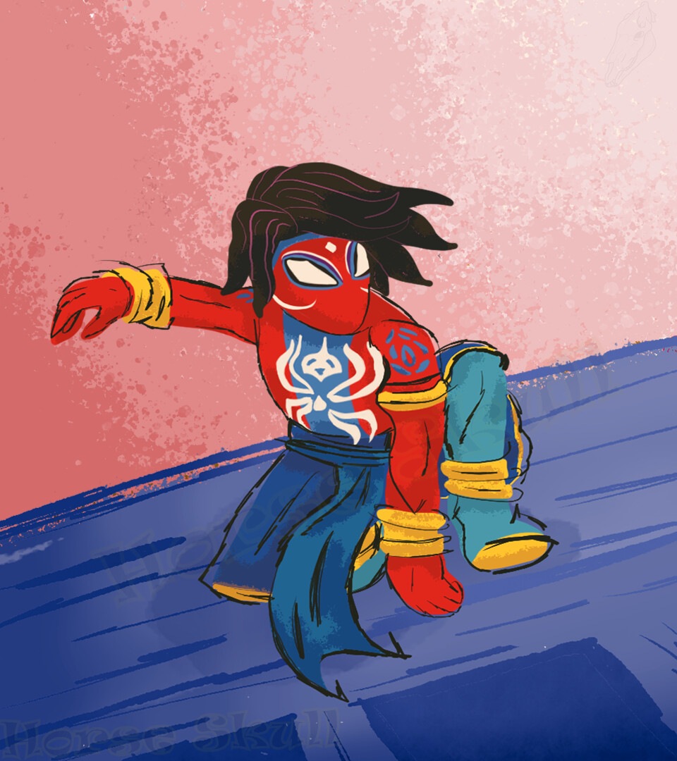 ArtStation - Spiderman (Pavitr Prabhakar)