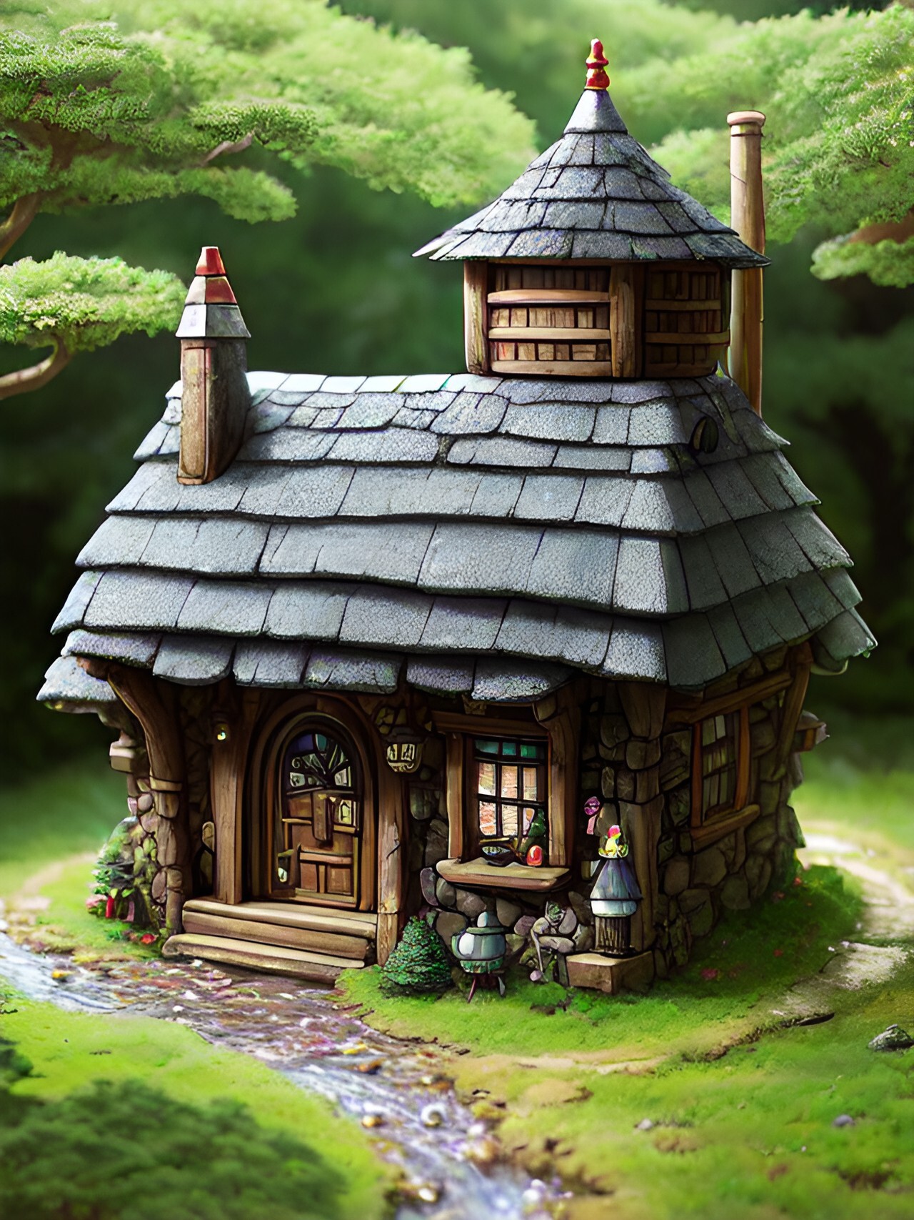 ArtStation - dwarf house