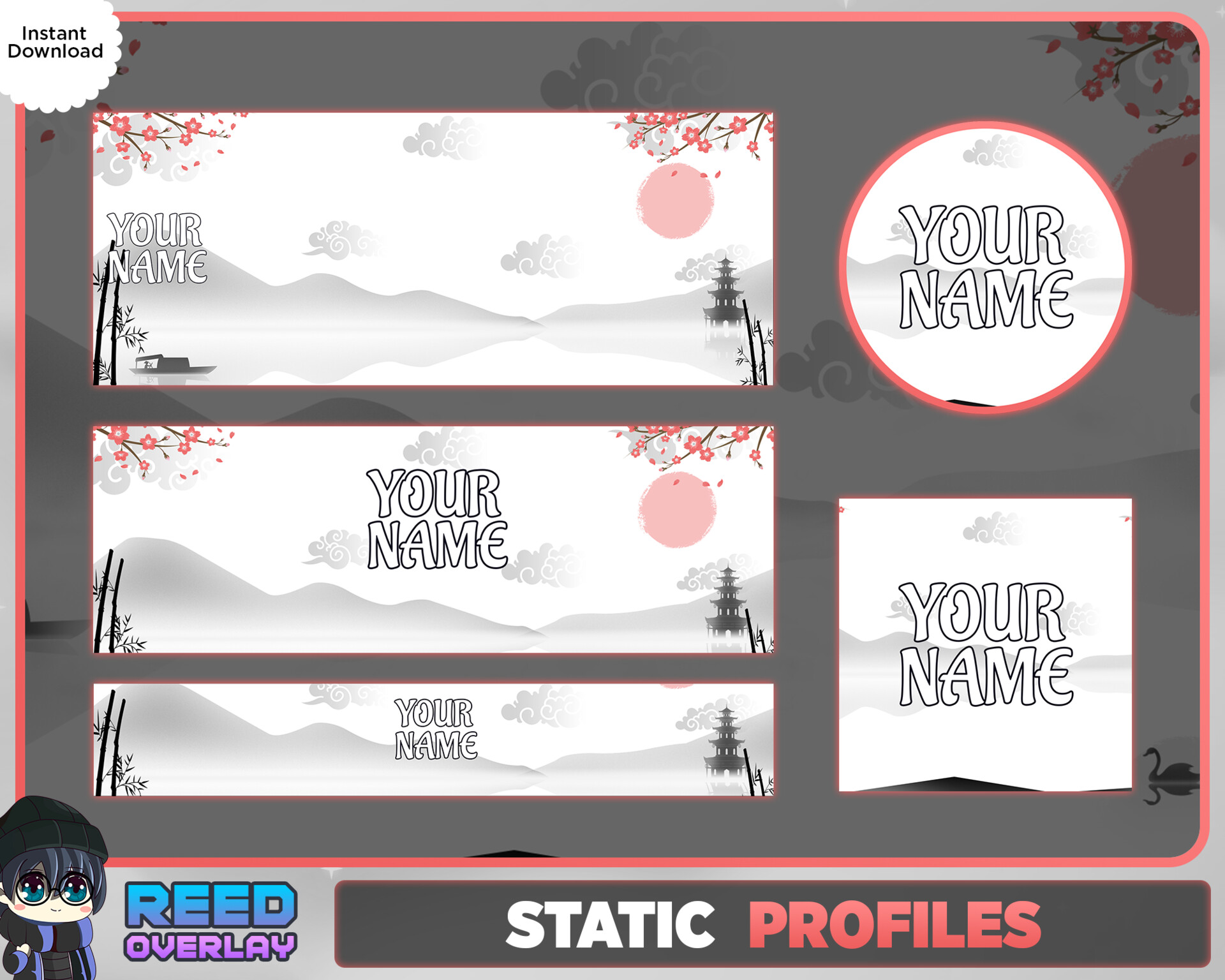 Clow Reed - Japan Cherry Blossom Stream Package "Misty Mountain"