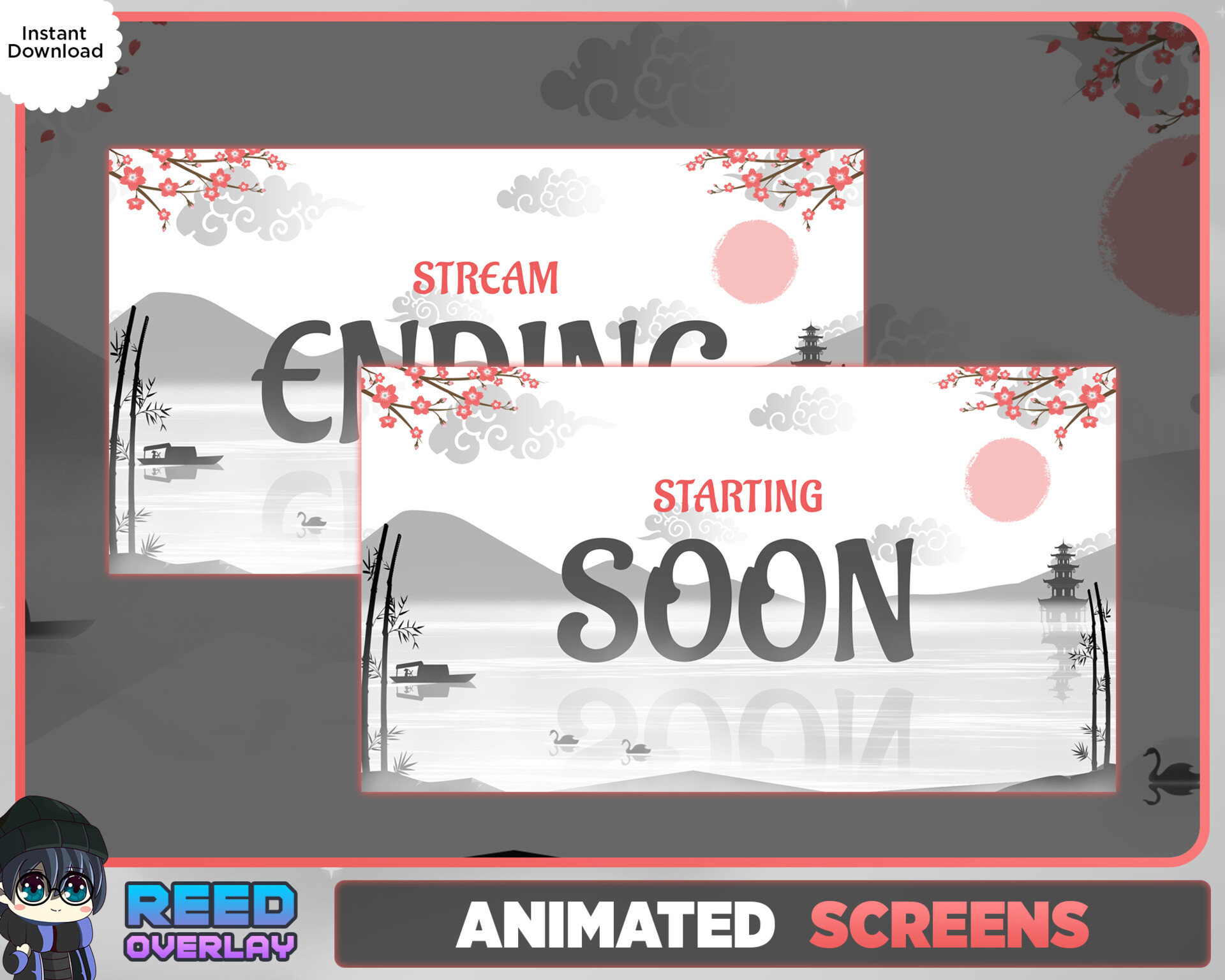 Clow Reed - Japan Cherry Blossom Stream Package "Misty Mountain"