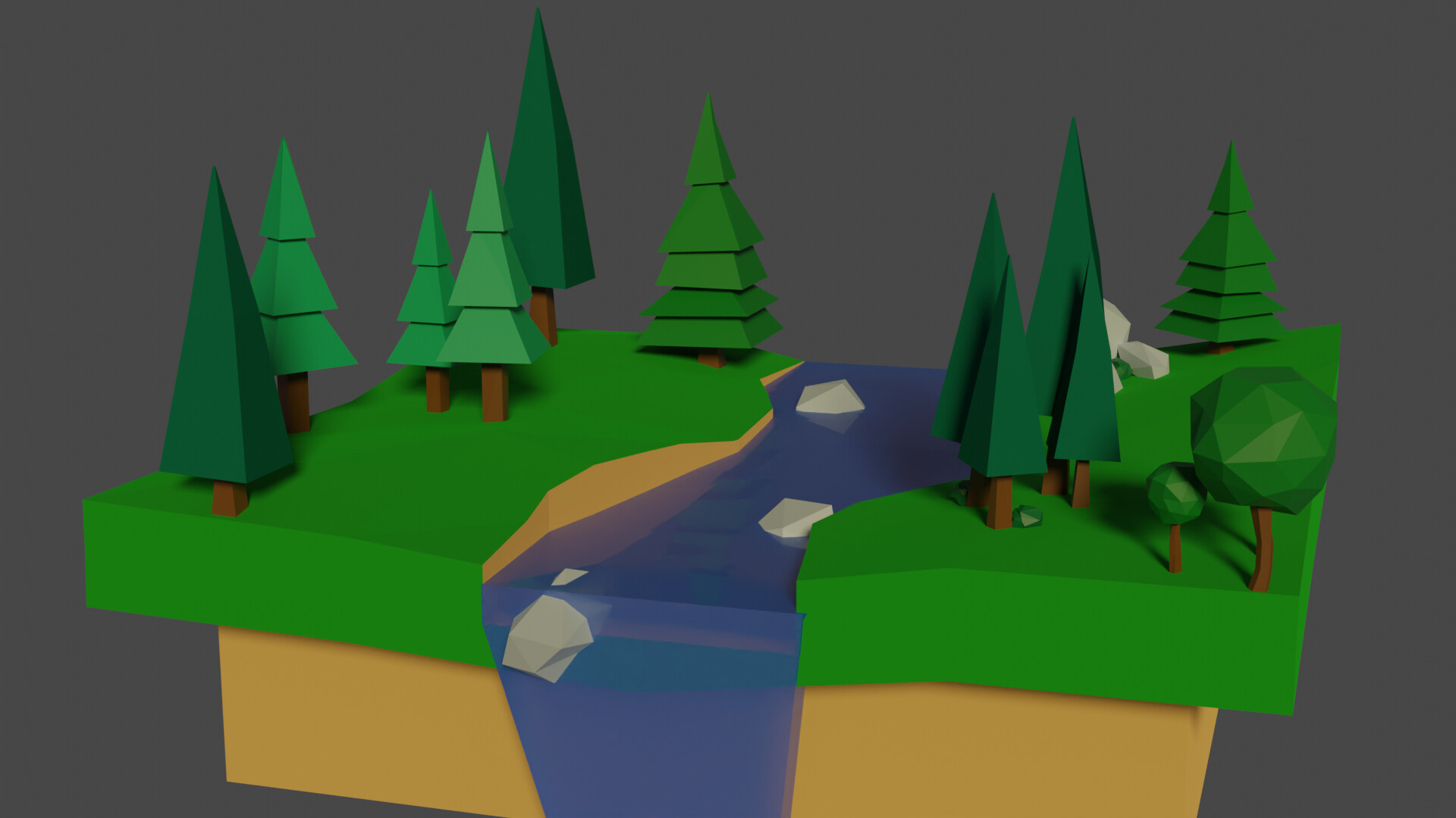 Norchis - Low poly environment
