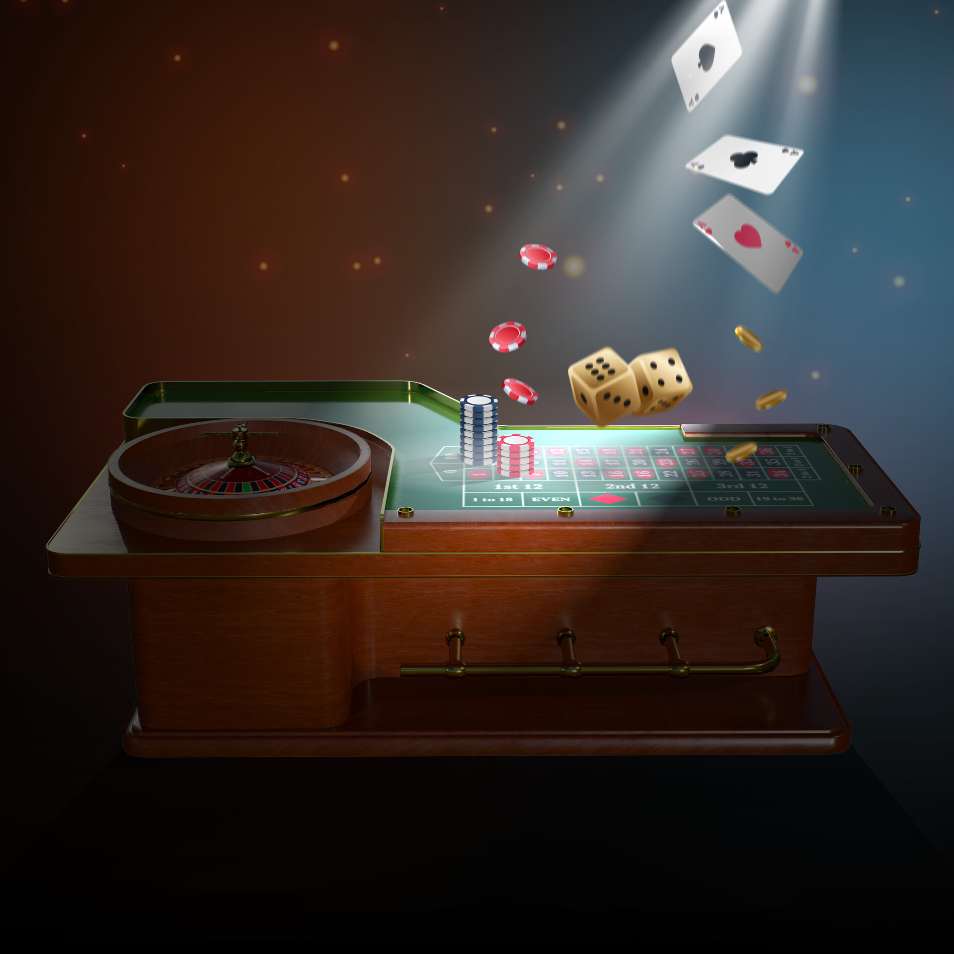 My3DModels - Exquisite 3D Roulette Machine: Experience Realistic Casino ...