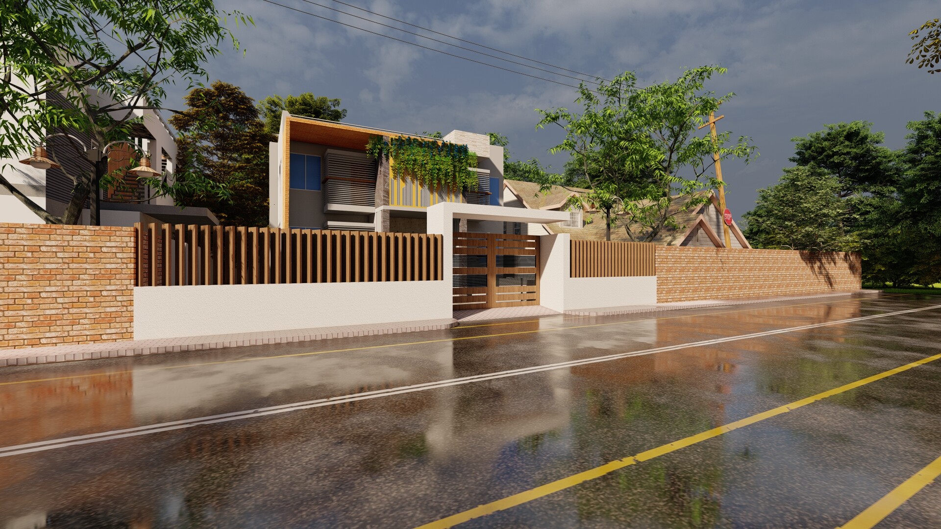 ArtStation - Exterior - Duplex