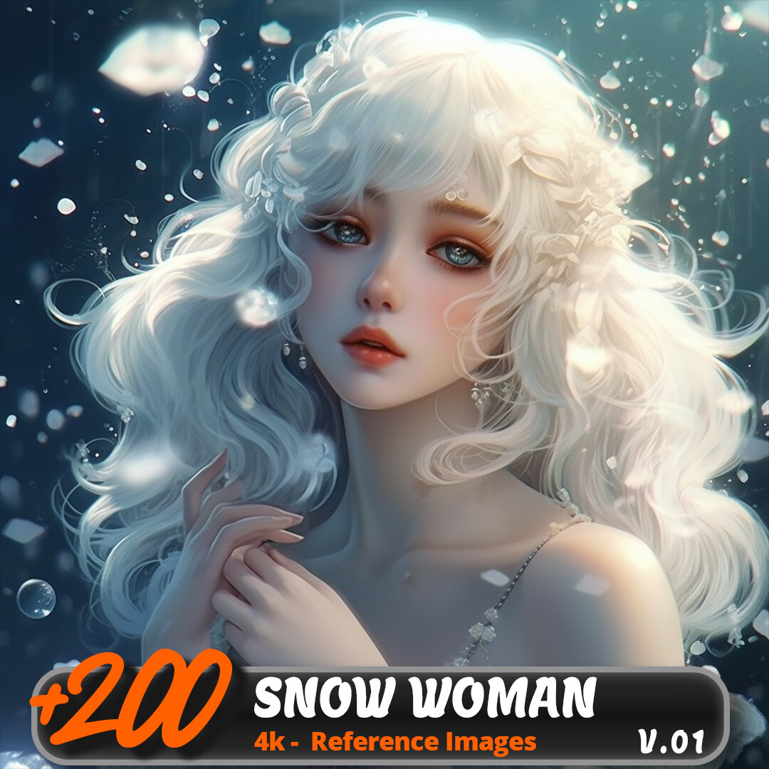 ArtStation - SNOW WOMAN VOL.01/ 4k/ Reference Image