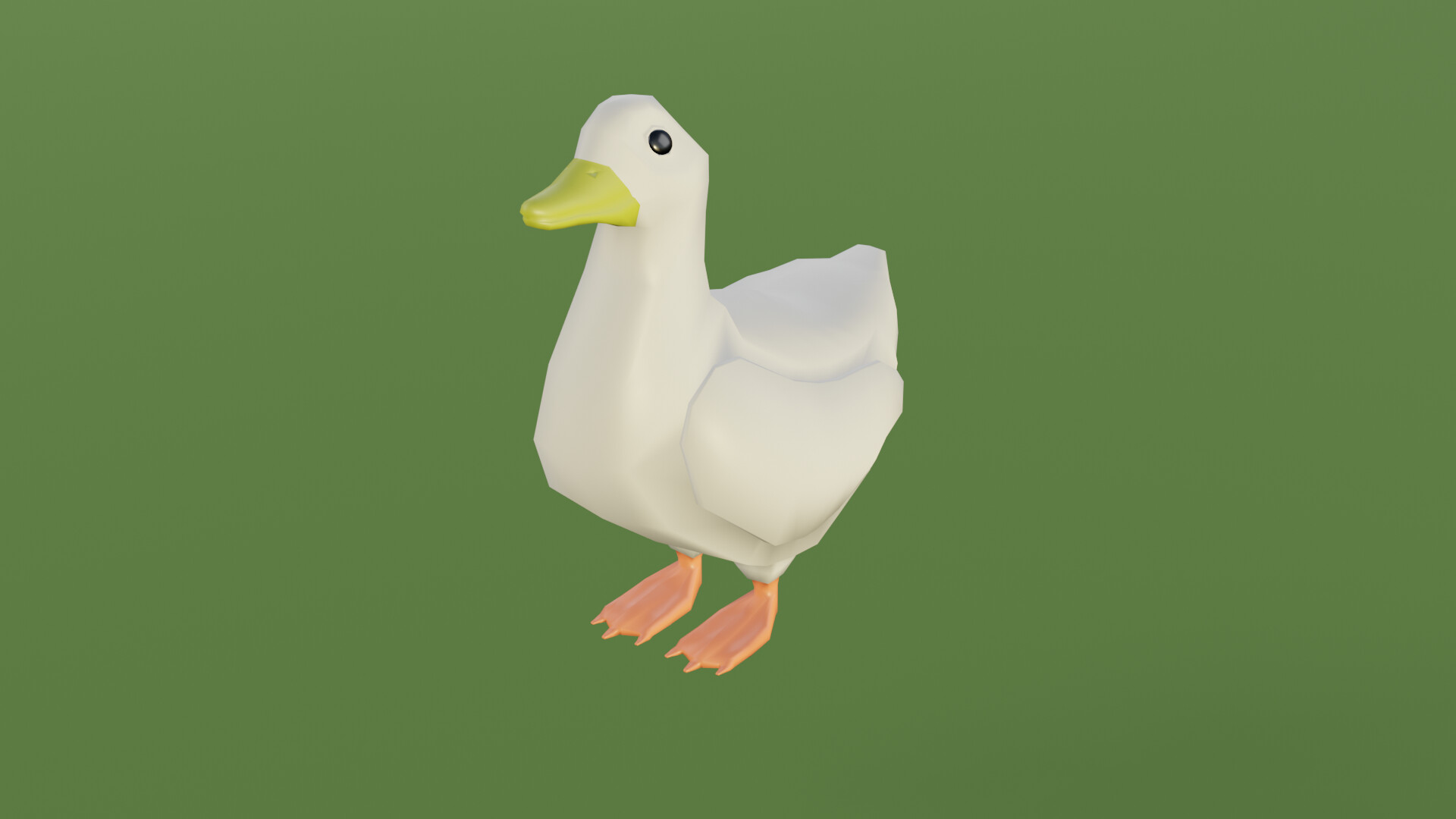 ArtStation - Low Poly Duck