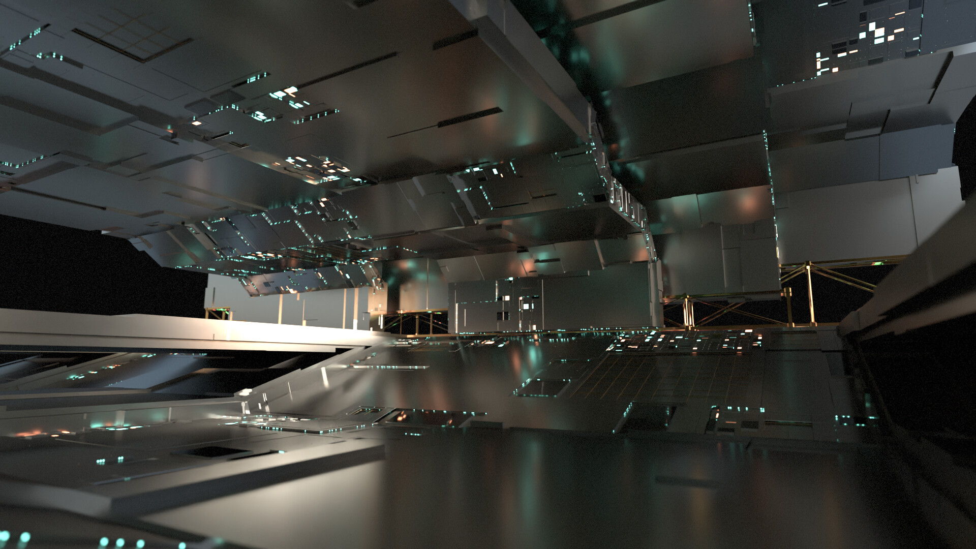 Giimann . - Procedural Sci-Fi Structure Houdini