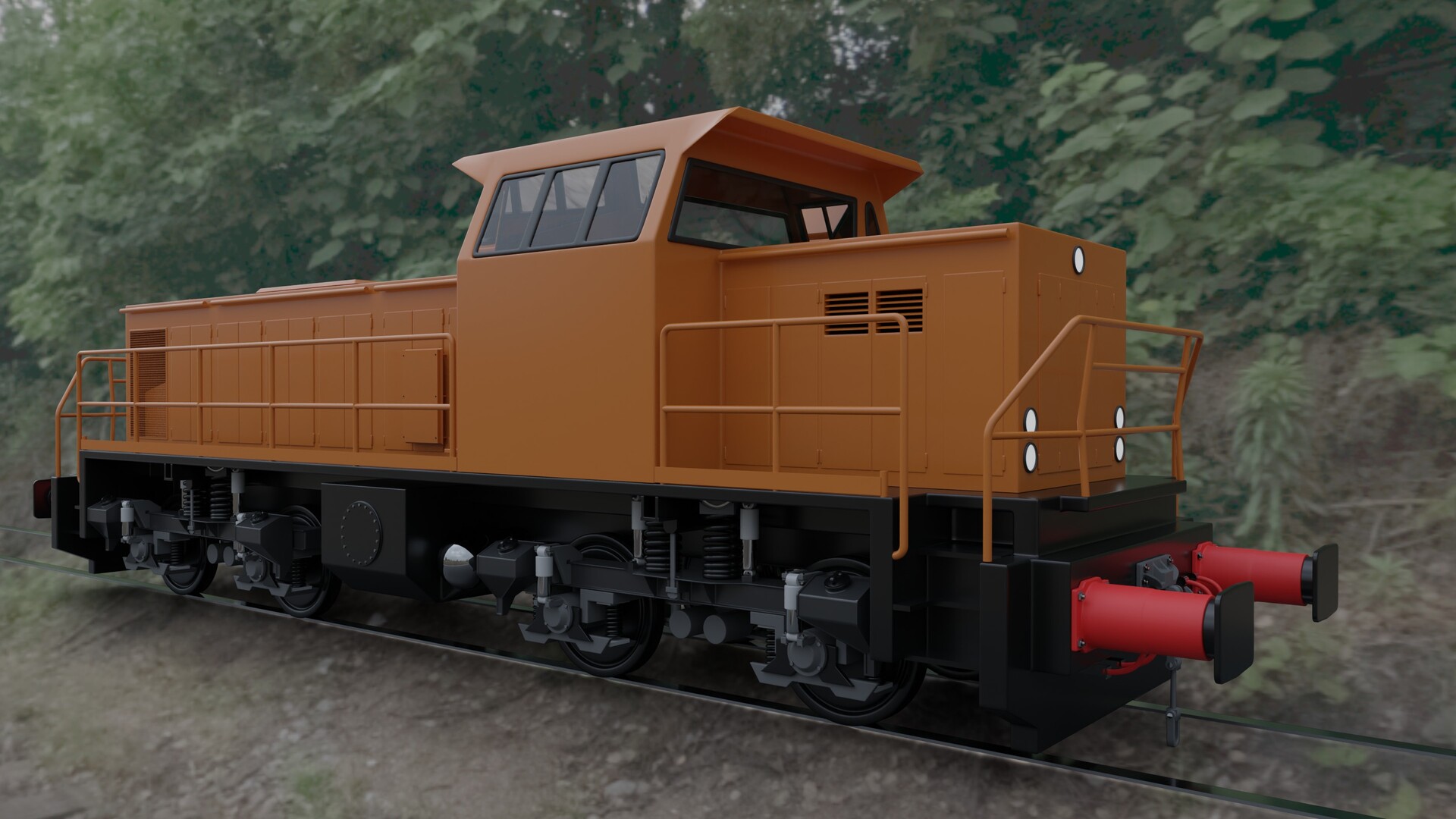 ArtStation - Diesel Locomotive