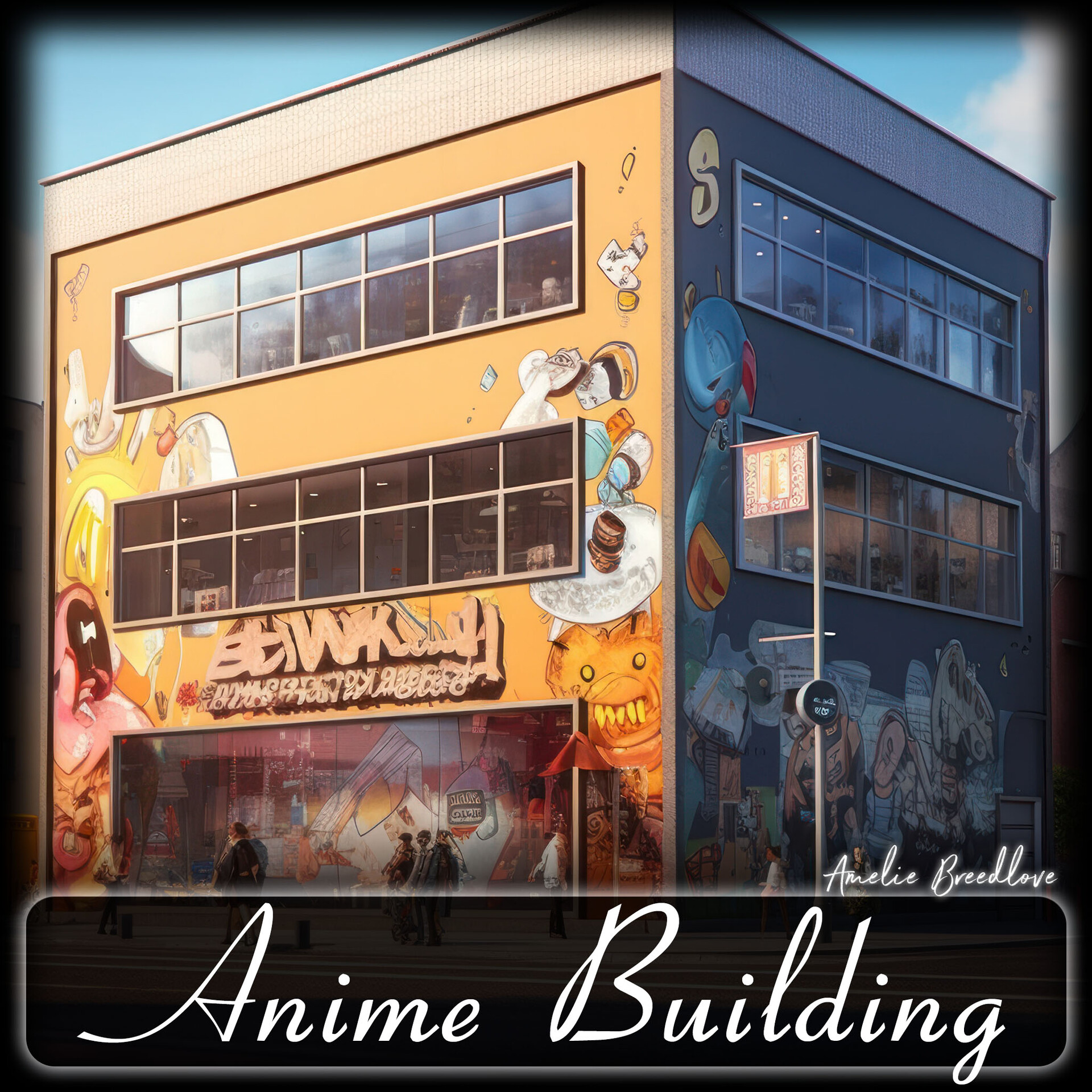 ArtStation - 210 Germany Building Anime Reference Pack | 4K | v.11