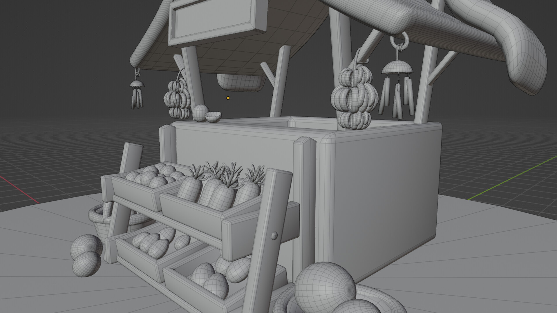 Çisem Atak - Stylized Tropic Fruit Stand