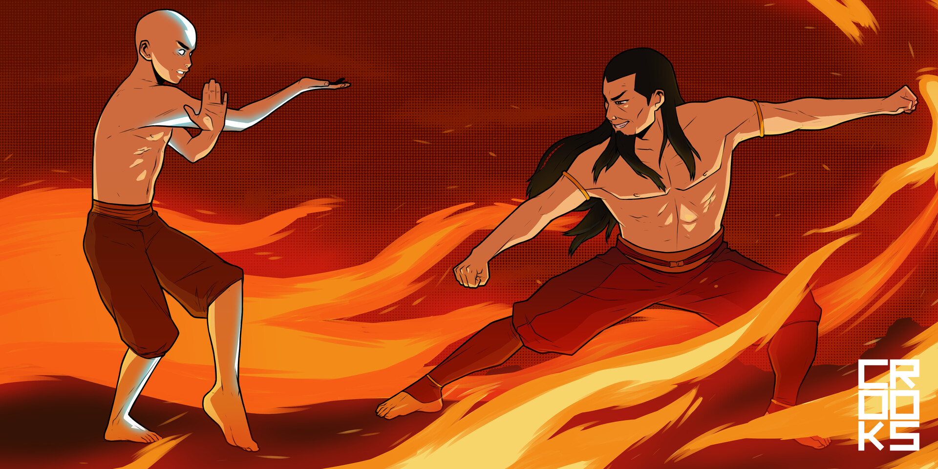 Avatar The Last Airbender Aang Vs Firelord Ozai