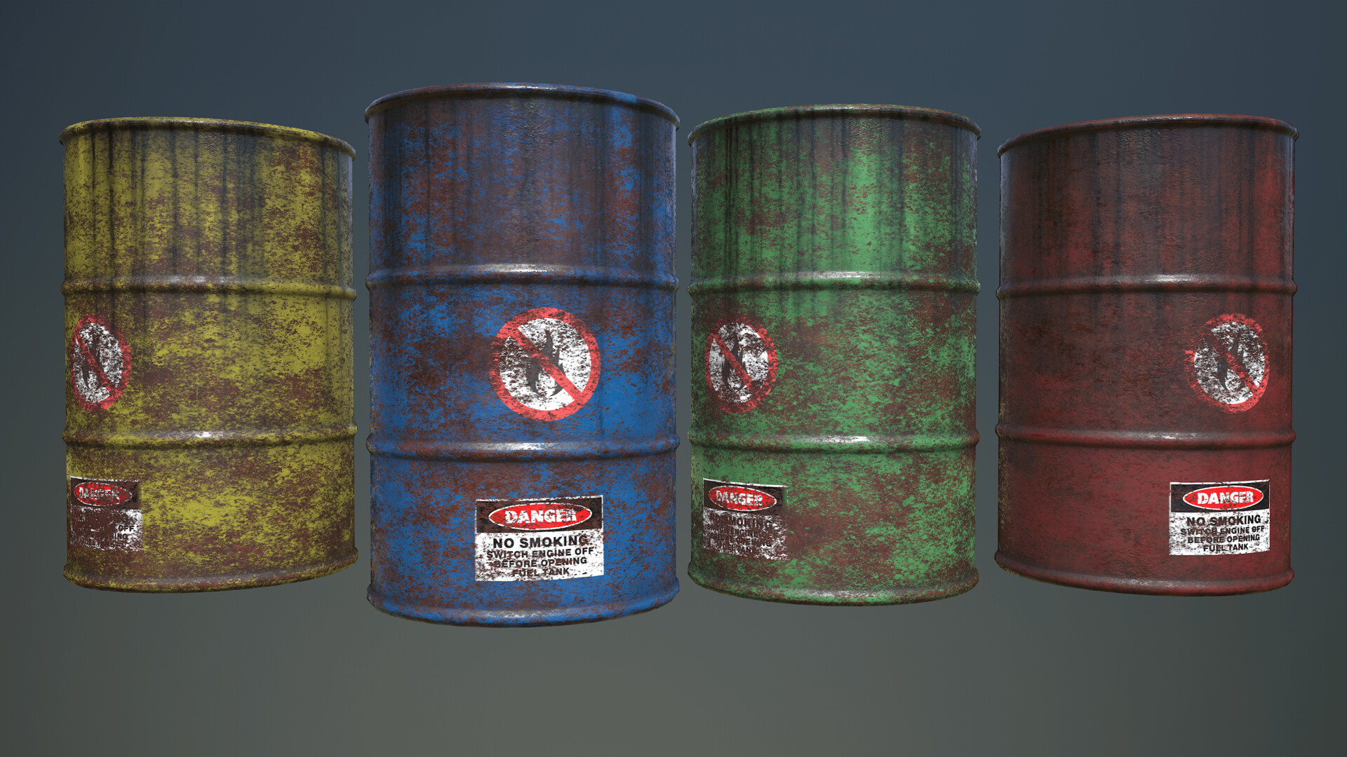 ArtStation - Oil Barrel