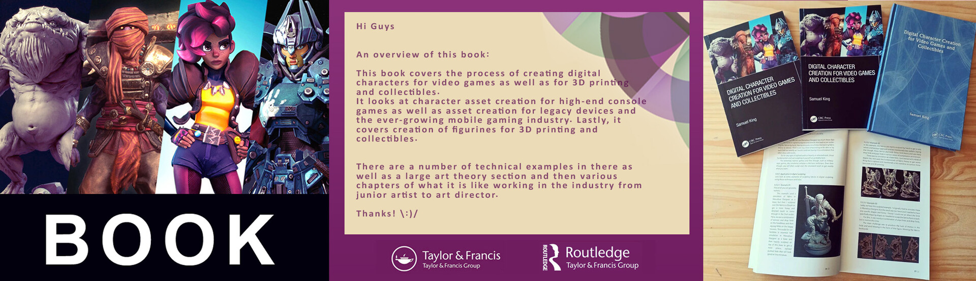 Sam King - Book - Character Creation for Video Games and Collectibles