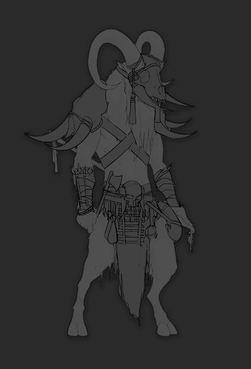 ArtStation - Goat-Man concept