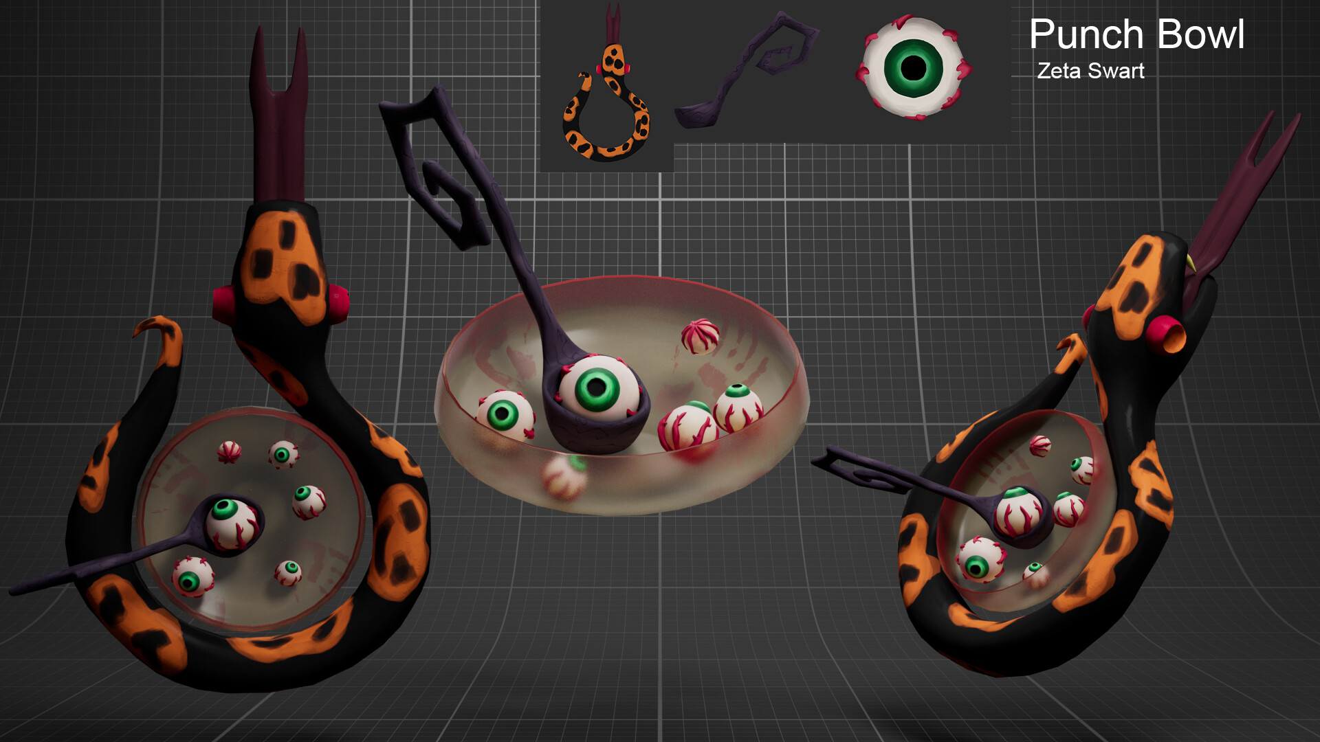 ArtStation - Punchbowl and Contents