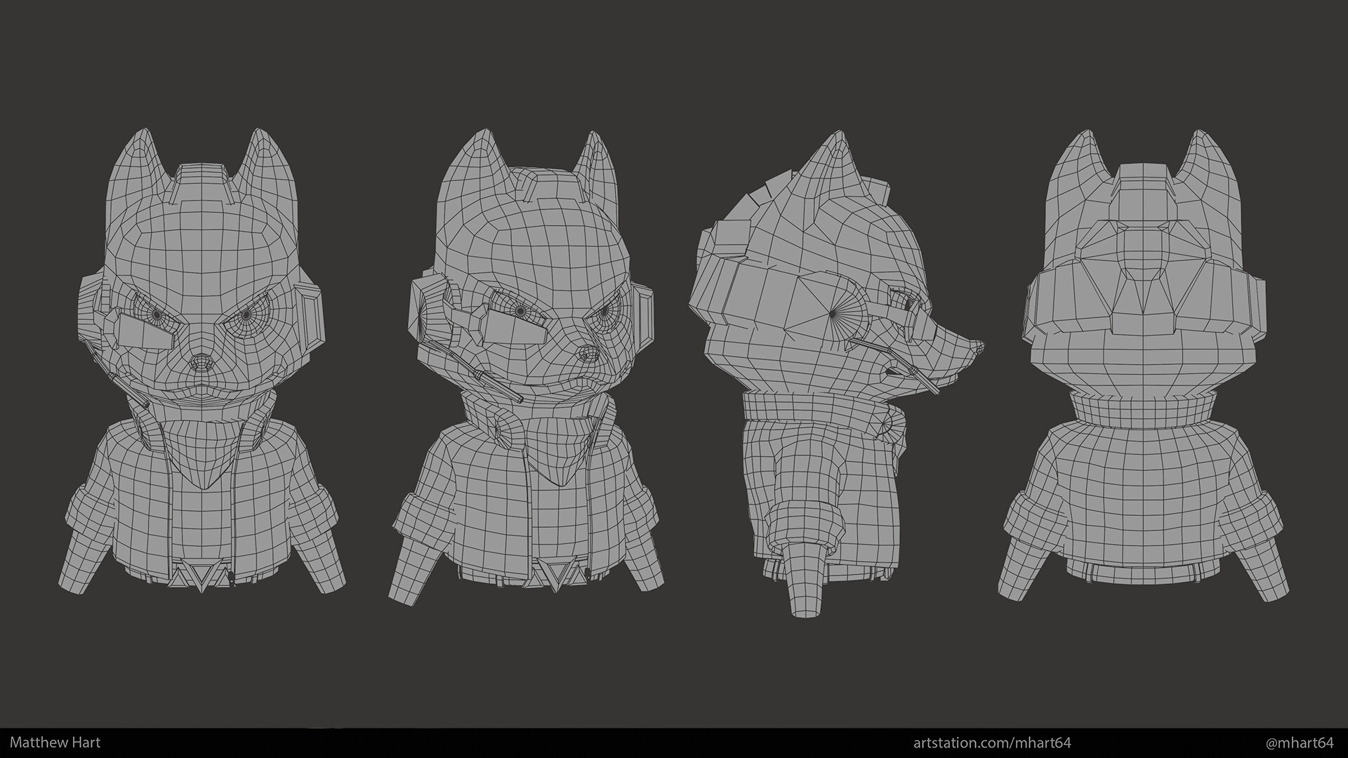 Matthew Hart - Starfox Model - Fox McCloud