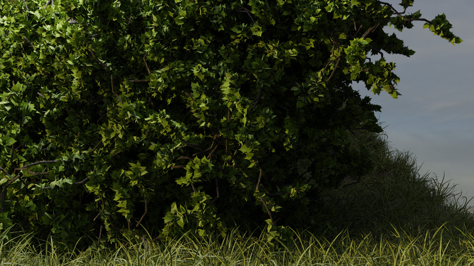 ArtStation - Bush and tree