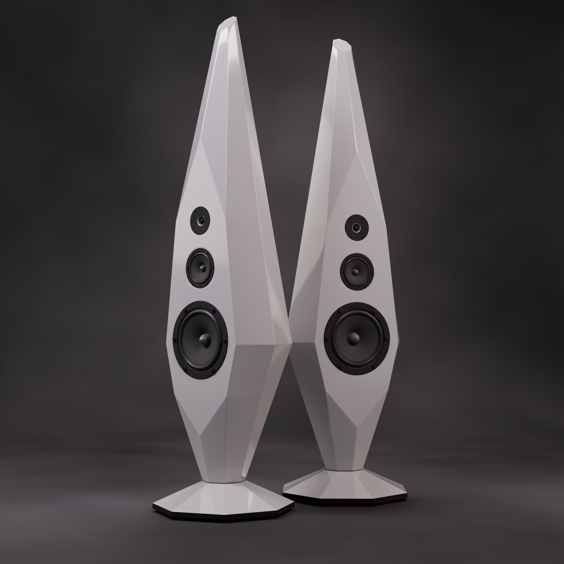 ArtStation - Futuristic Speaker Design