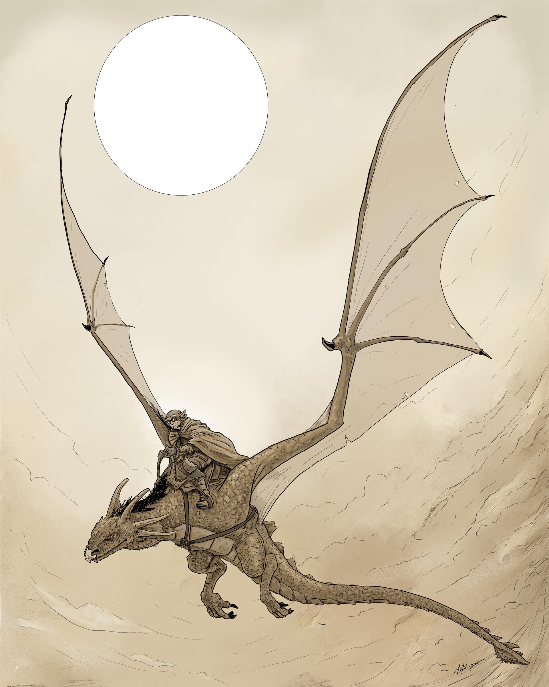 ArtStation - Vex the Dragonrider