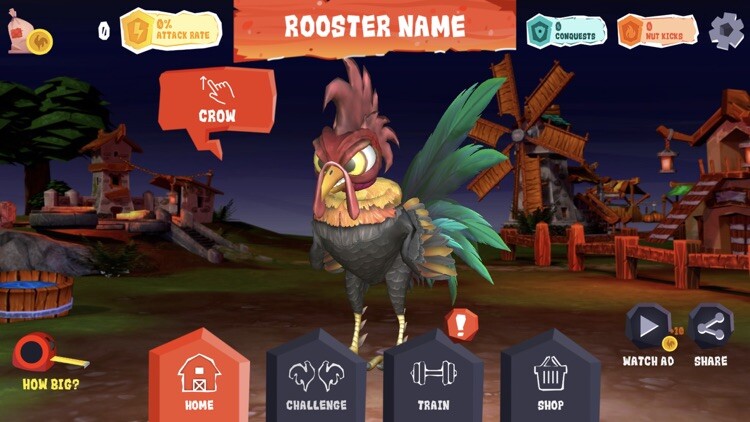 Gavin Au - Rooster Game App