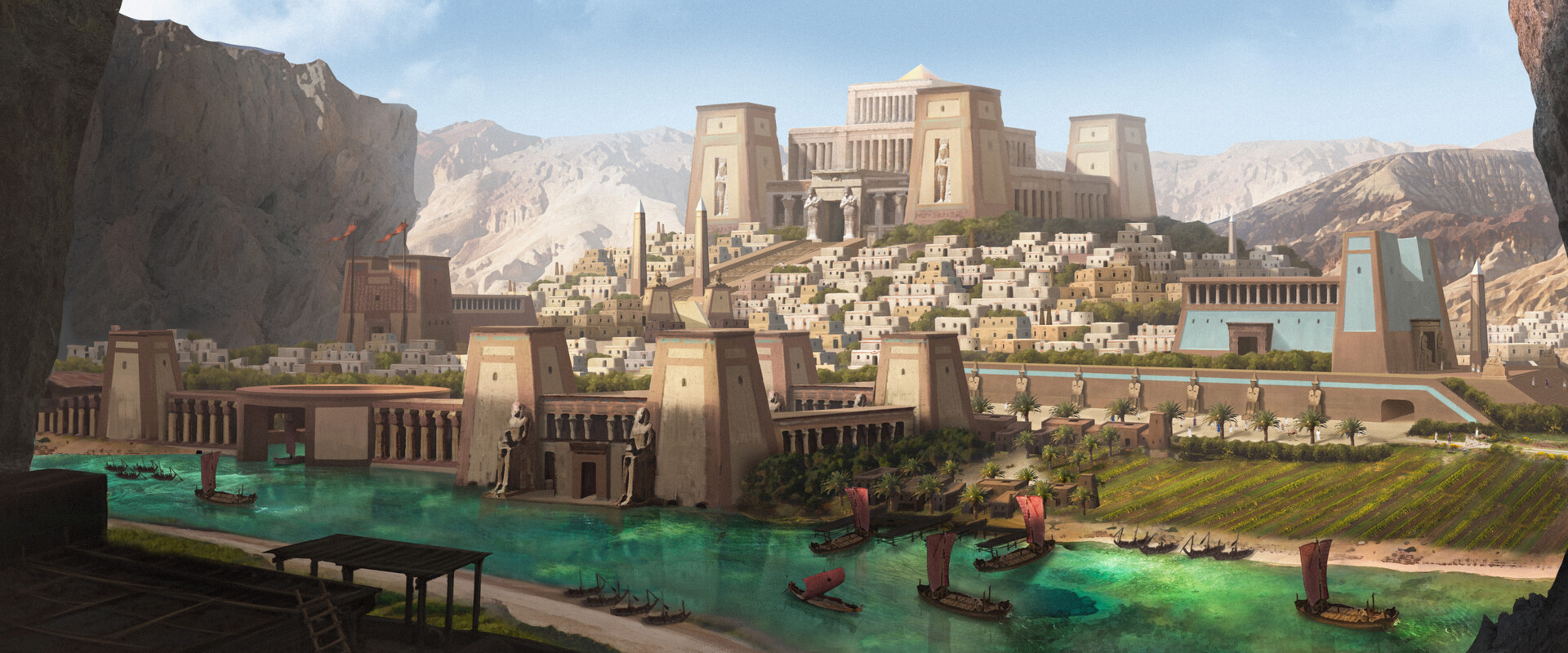 ArtStation - Ancient city of Ra