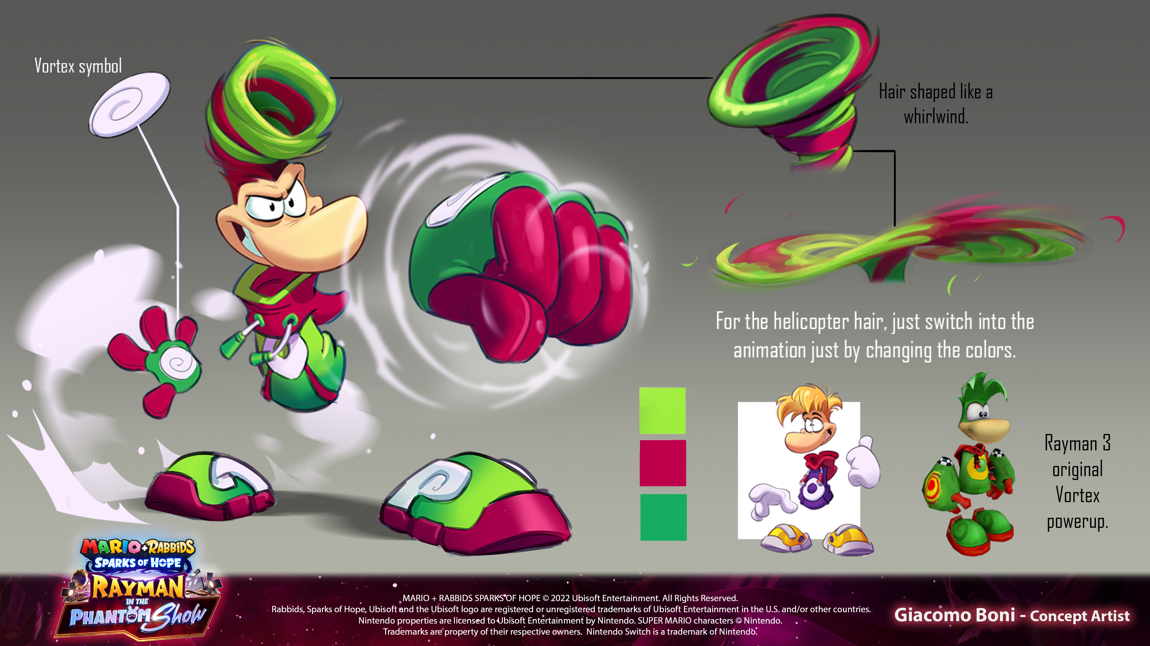 Giacomo Boni - Rayman in the Phantom Show - Mario+Rabbids Sparks of ...