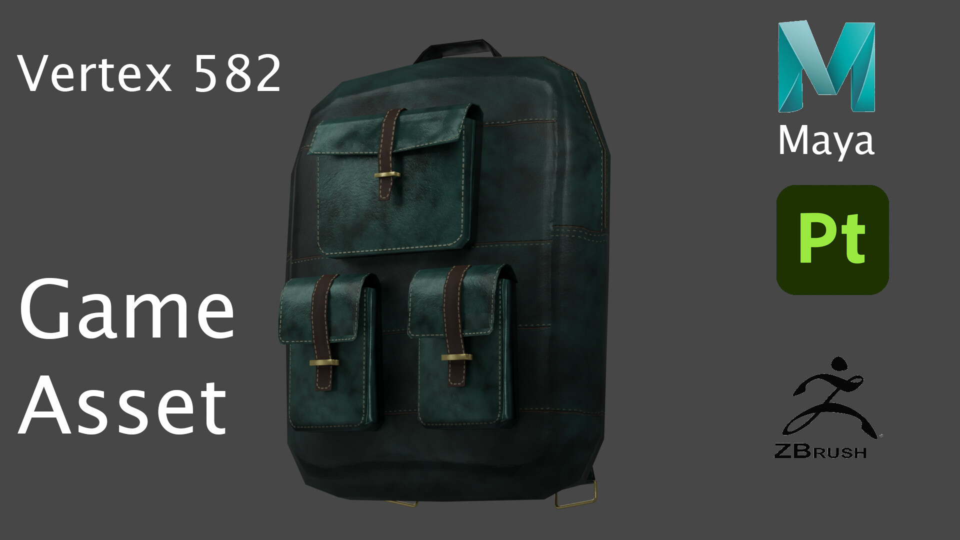 ArtStation - Bag 3D Game Asset